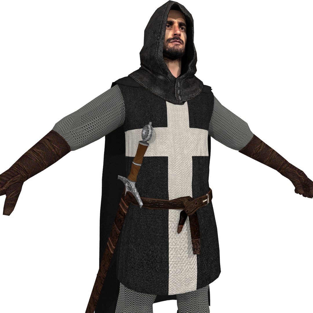 3d Model Medieval Crusader