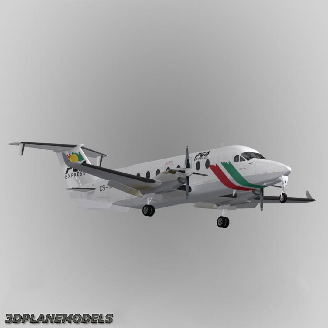 3d Beechcraft 1900d Pga