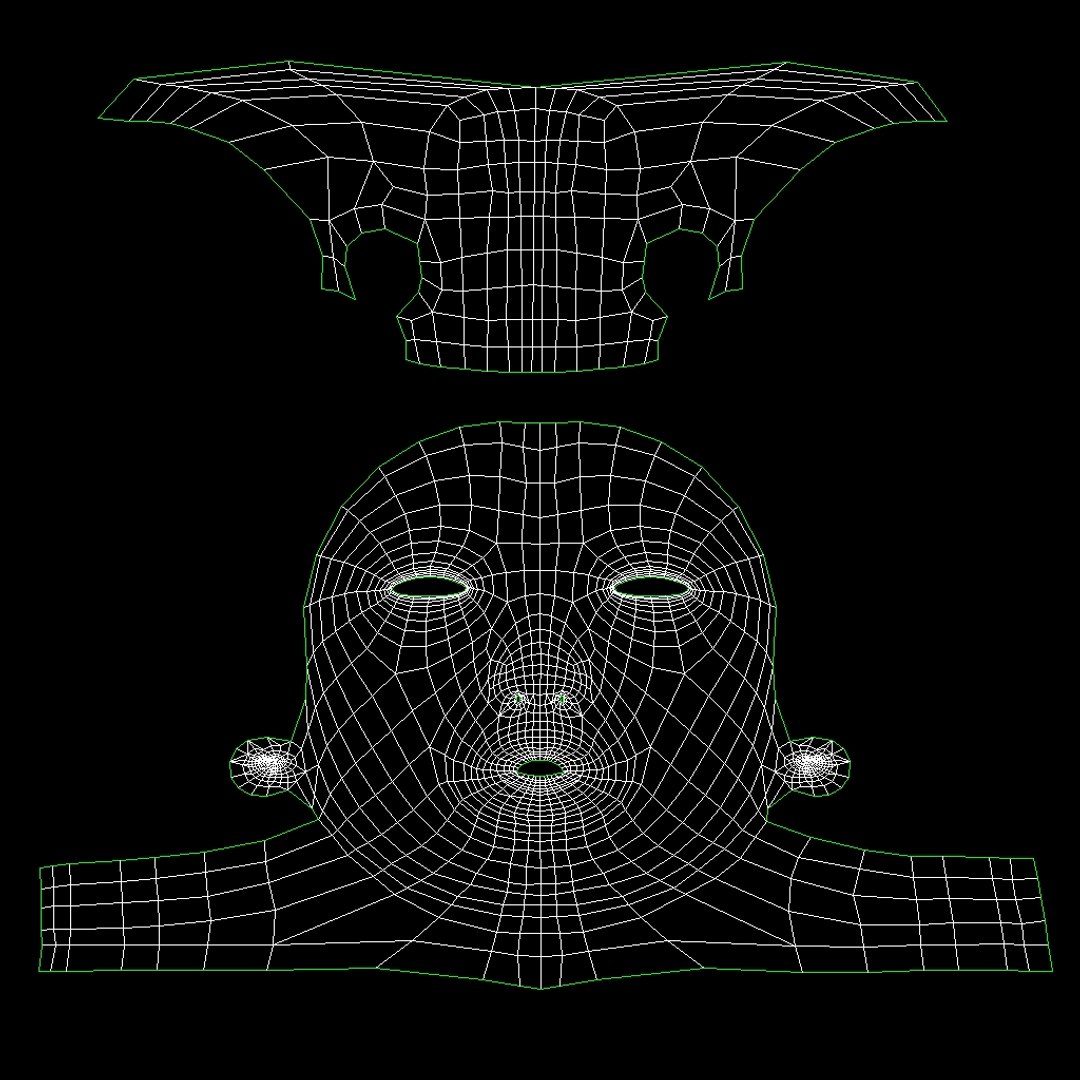 Realistic Head Angelina 3d Obj