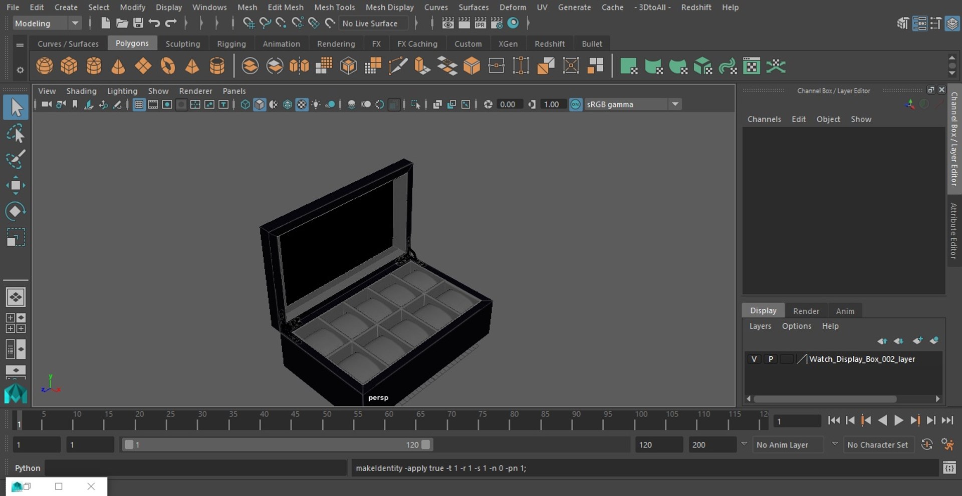 Watch Display Box 3D Model - TurboSquid 2025444