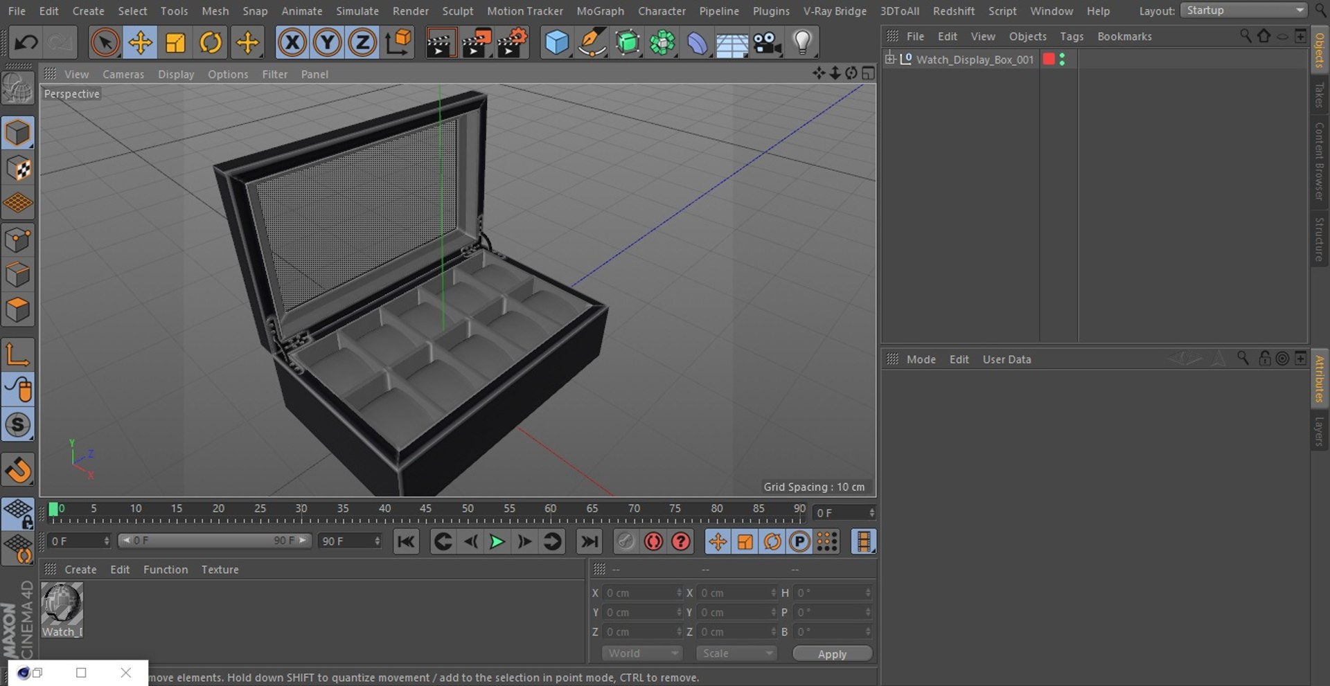 Watch Display Box 3D Model - TurboSquid 2025444