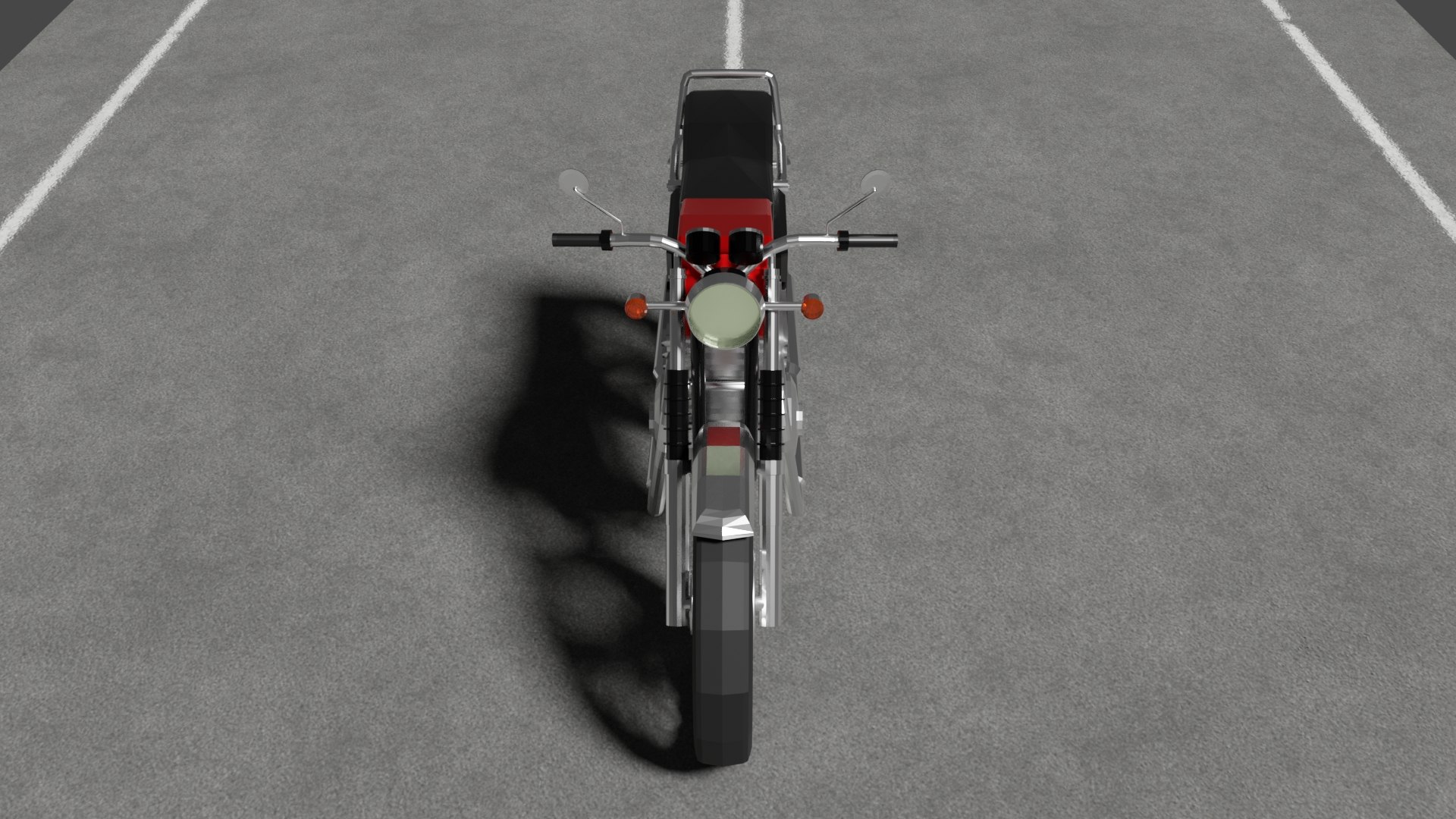 Free Simple Motorcycle 3D - TurboSquid 1522949