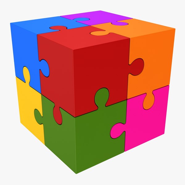 modelo 3d Puzzle Cube - TurboSquid 1286487