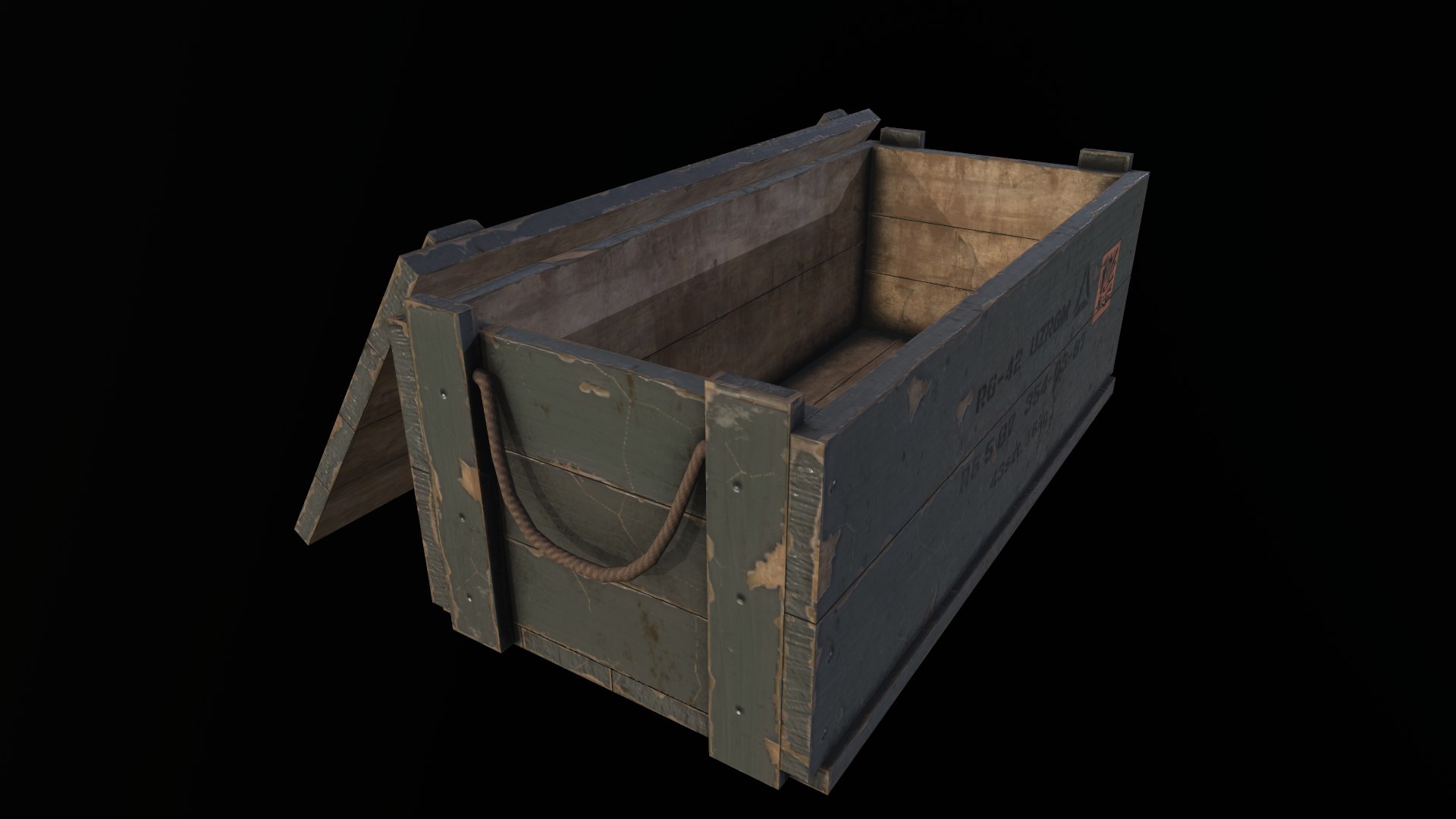3D Army Crate 3 - TurboSquid 1746269