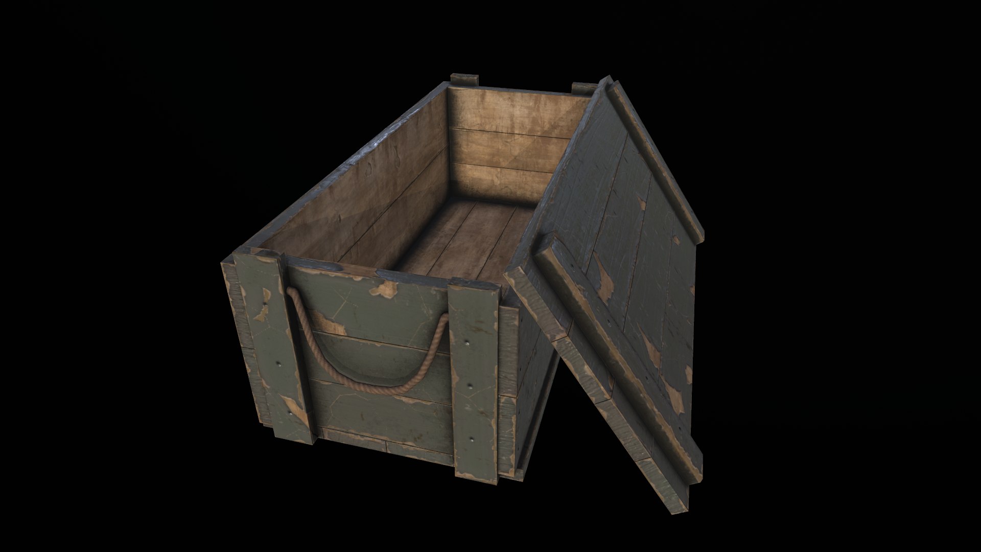 3D Army Crate 3 - TurboSquid 1746269