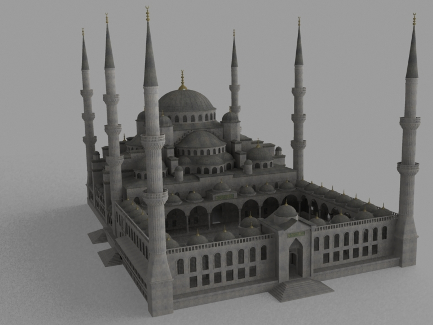 3d mosque
