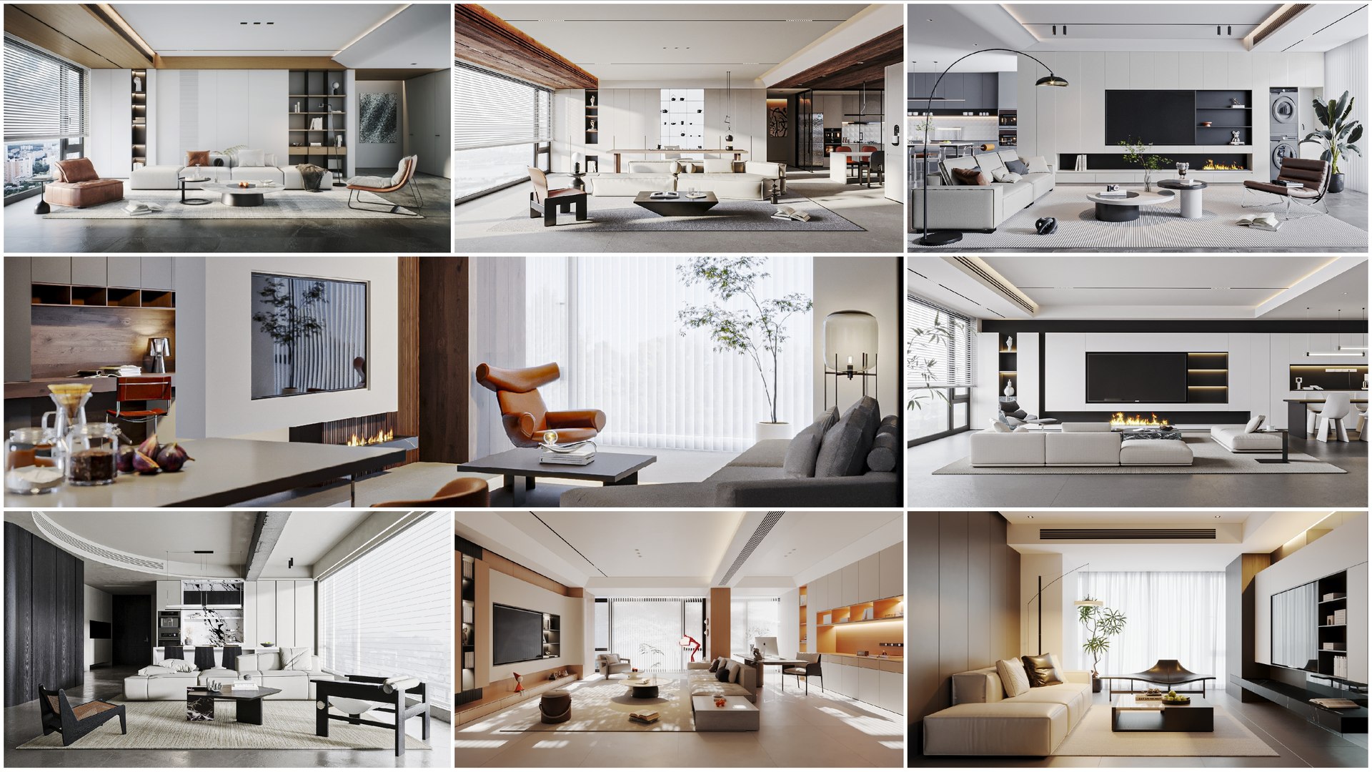 3D Modern Living Collection 01 For Cinema4D - TurboSquid 2215280