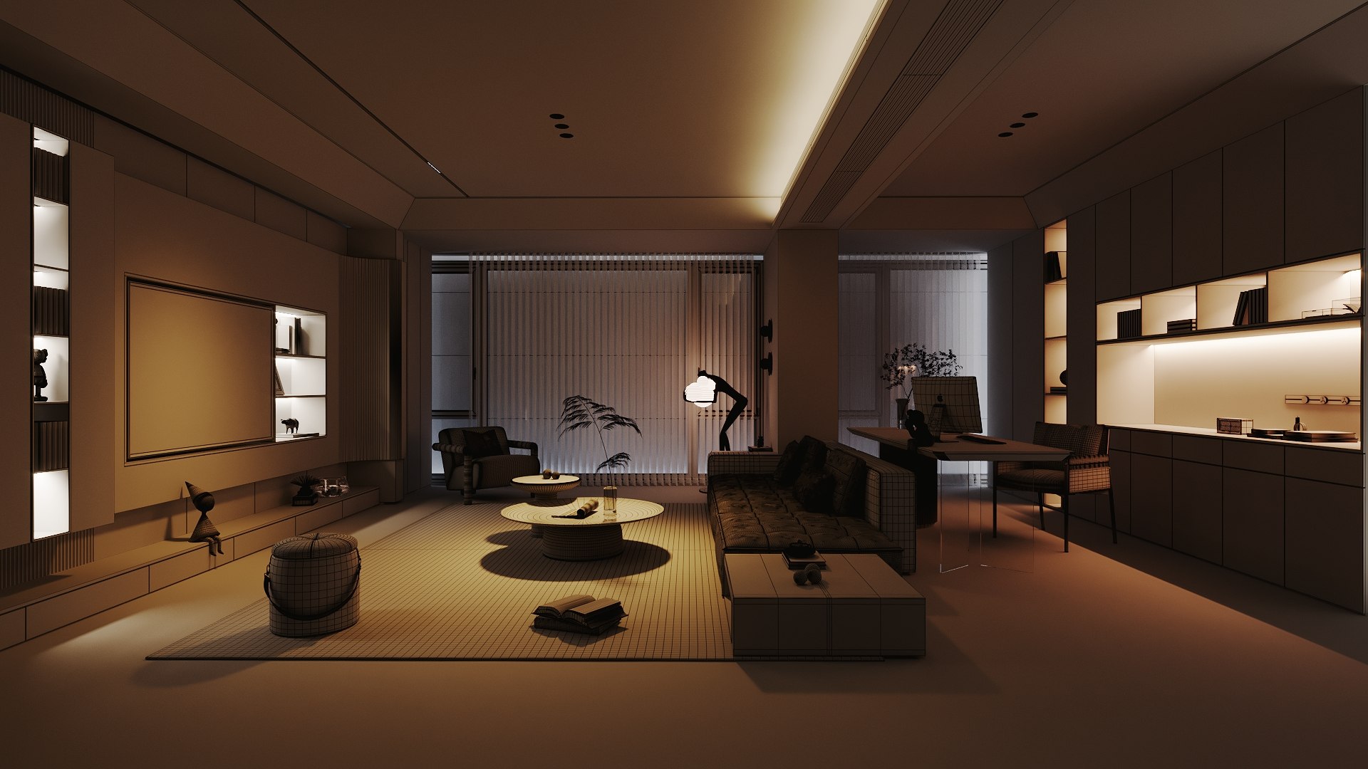 3D Modern Living Collection 01 For Cinema4D - TurboSquid 2215280