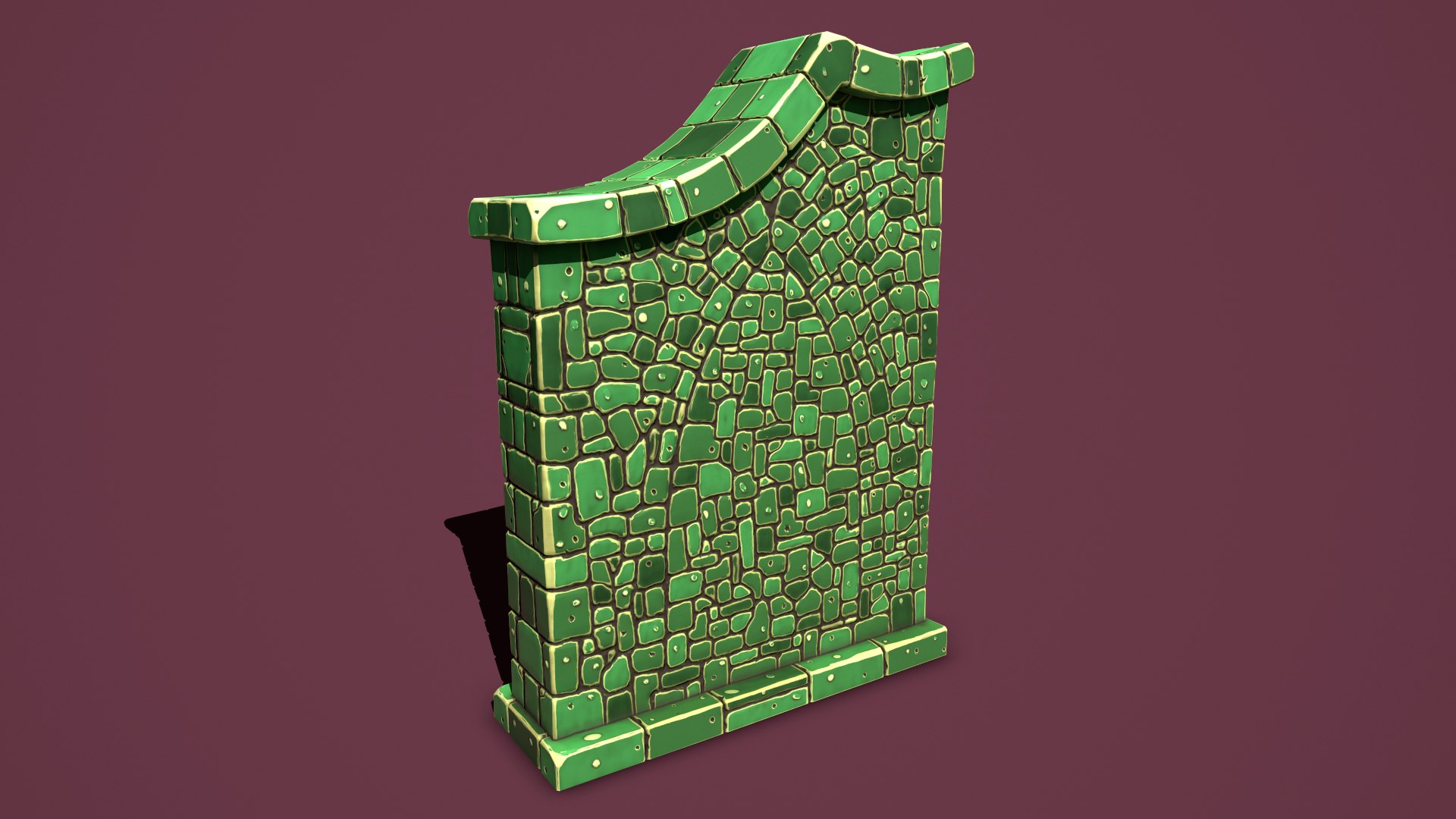 Fantasy Wall 1 Simple Version 3D - TurboSquid 1716713