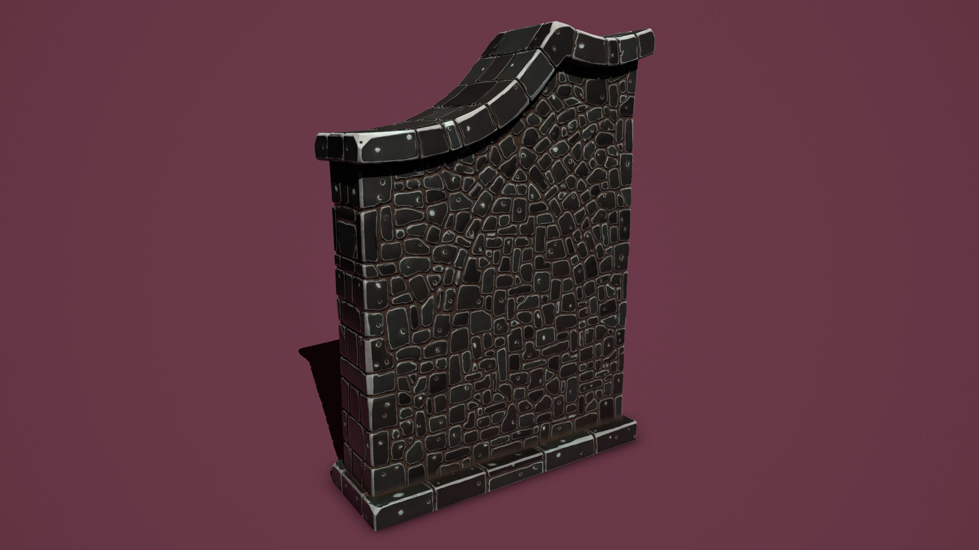 Fantasy Wall 1 Simple Version 3D - TurboSquid 1716713
