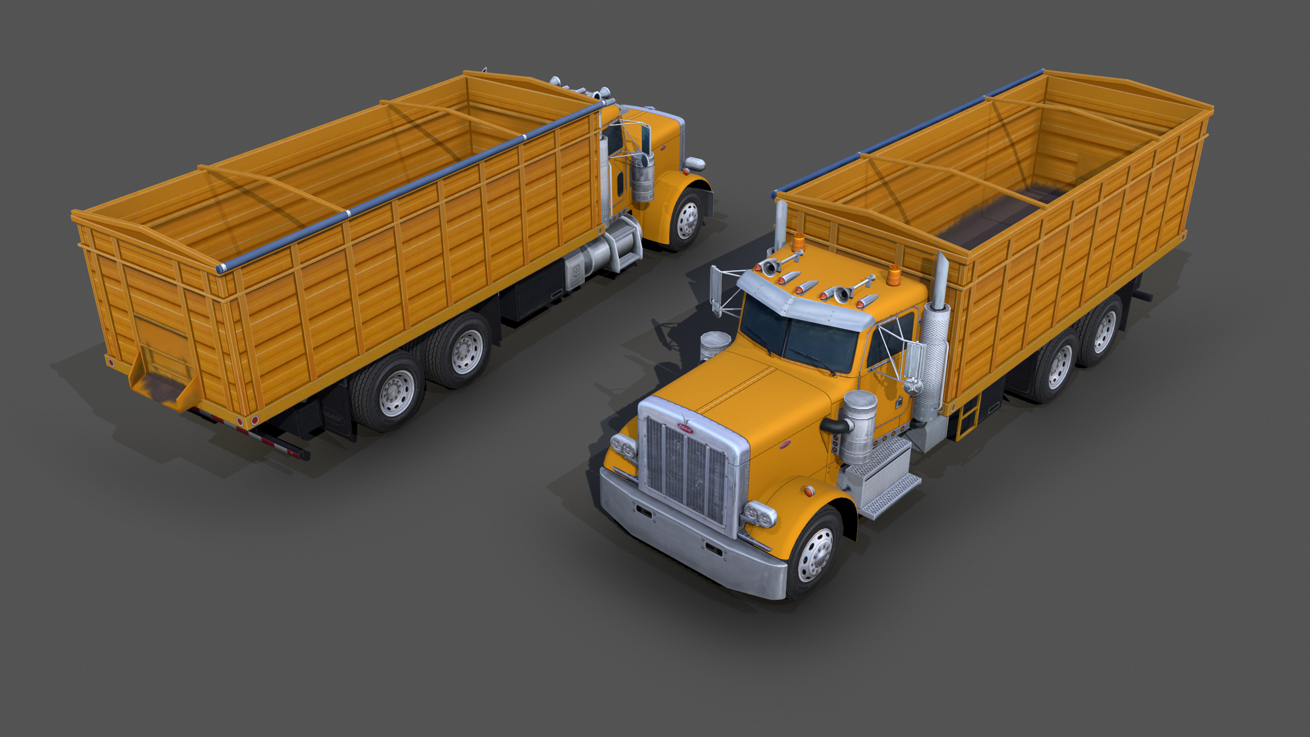 modelo 3d Peterbilt 359 1972 Grain truck s02 - TurboSquid 2089918