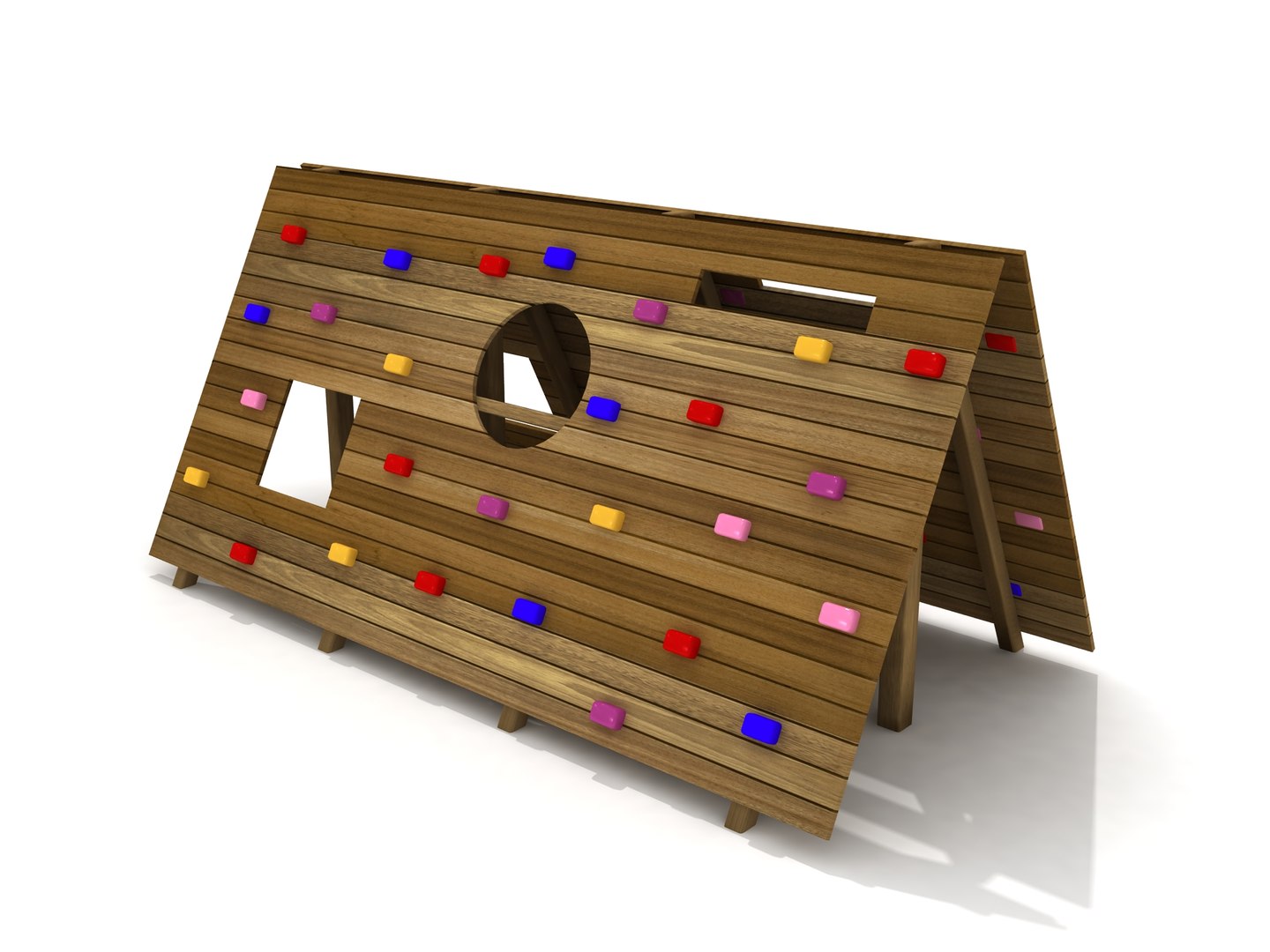 Wood Climber Play 3D Model - TurboSquid 1586790