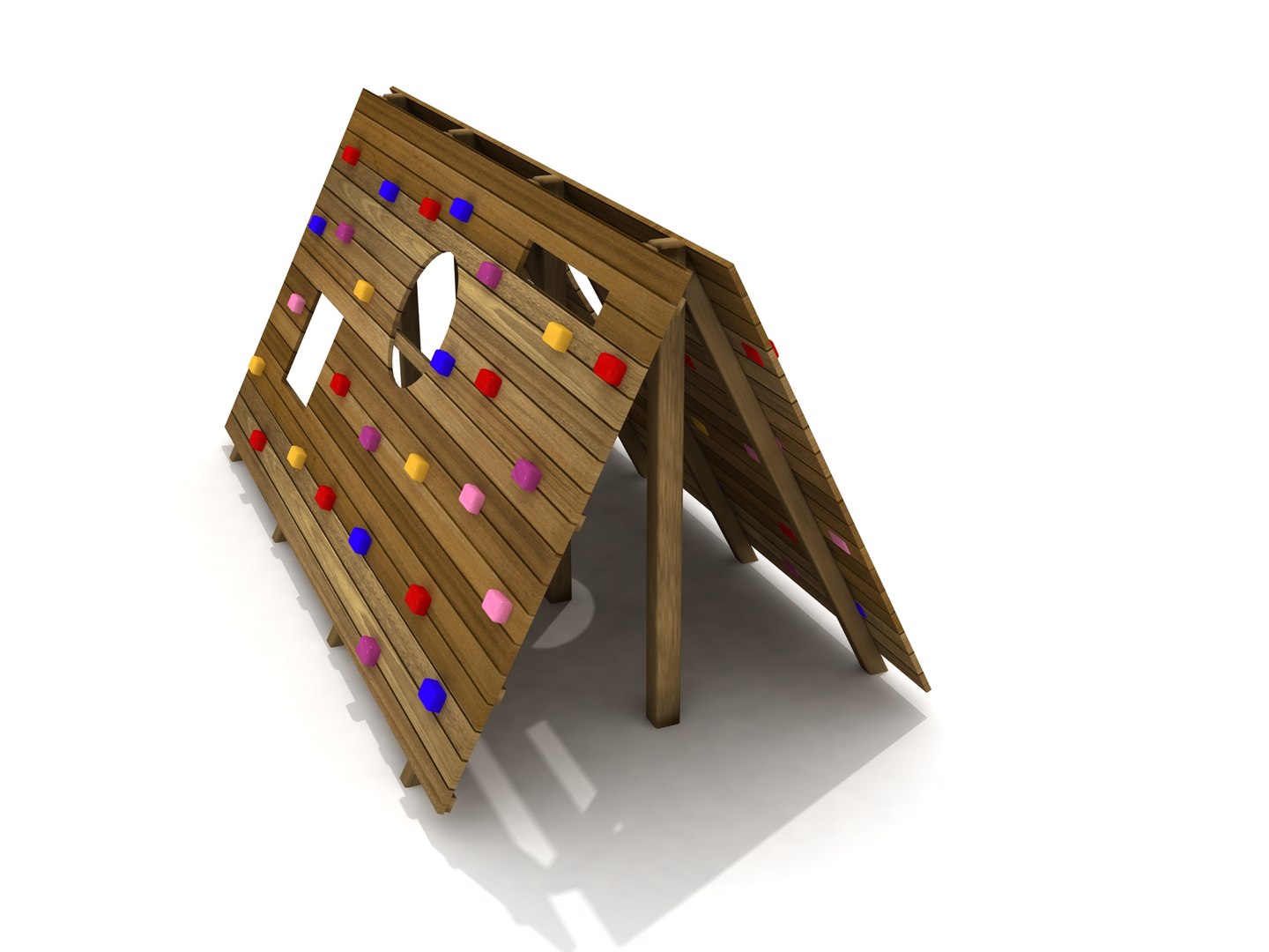 Wood Climber Play 3D Model - TurboSquid 1586790