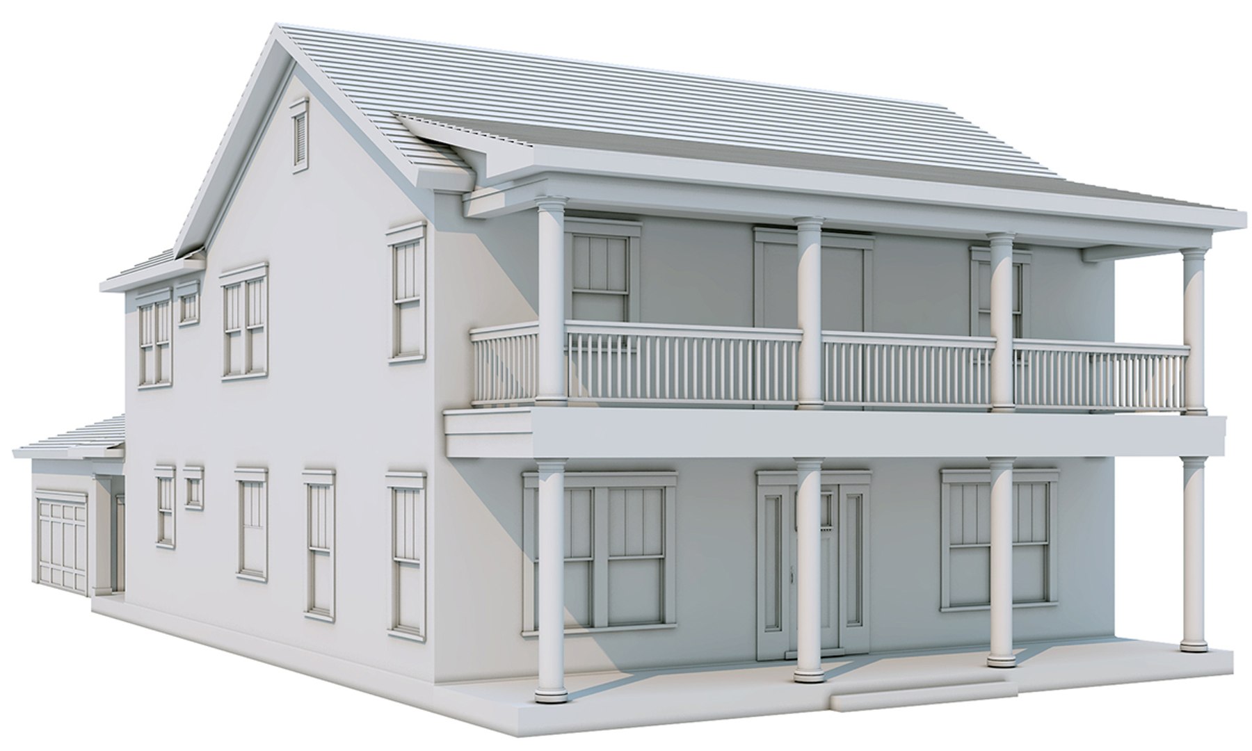 3d Home Roof Model