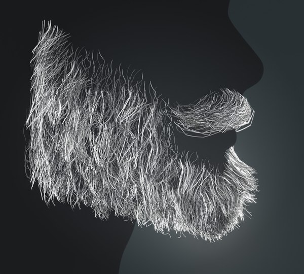 3D Beard RealTime Collection Version 1 Low Poly model - TurboSquid 1892777