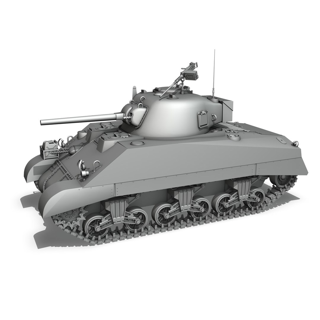 3d M4 Sherman Iii - Model