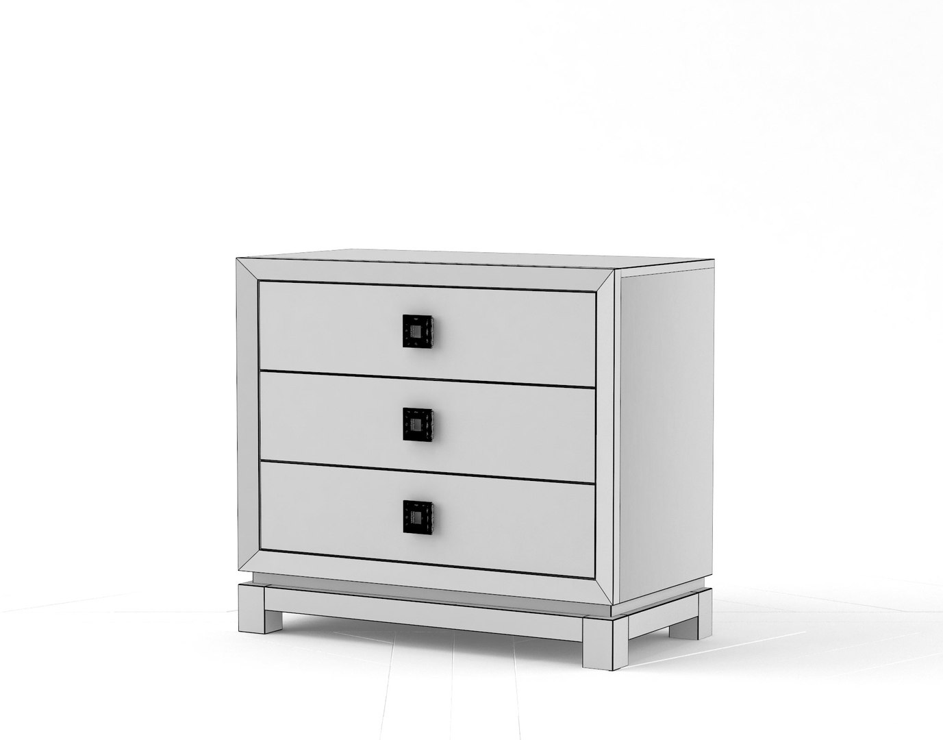 Caudex nightstand 3D model - TurboSquid 1277508