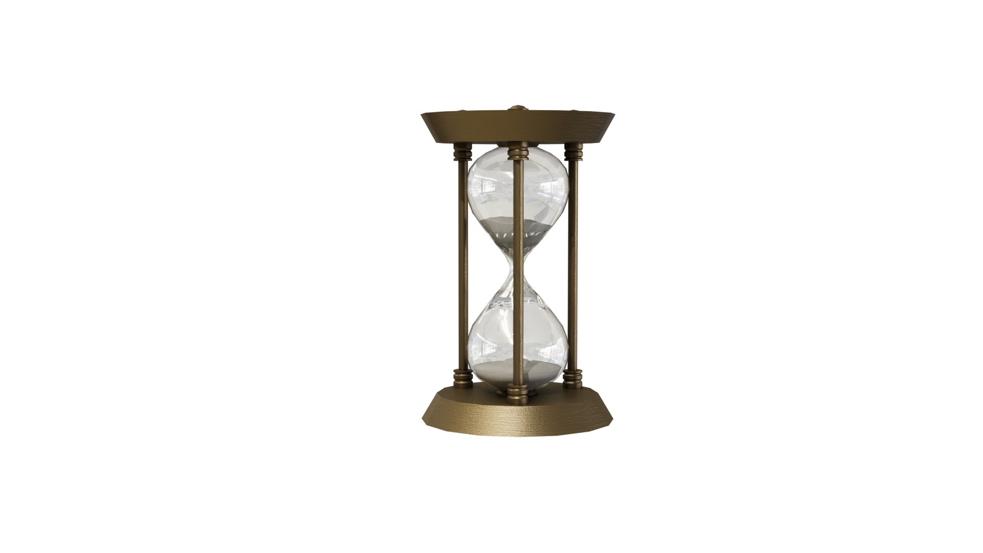 Hourglass 60mins Sand Timer 3D Model - TurboSquid 2249485