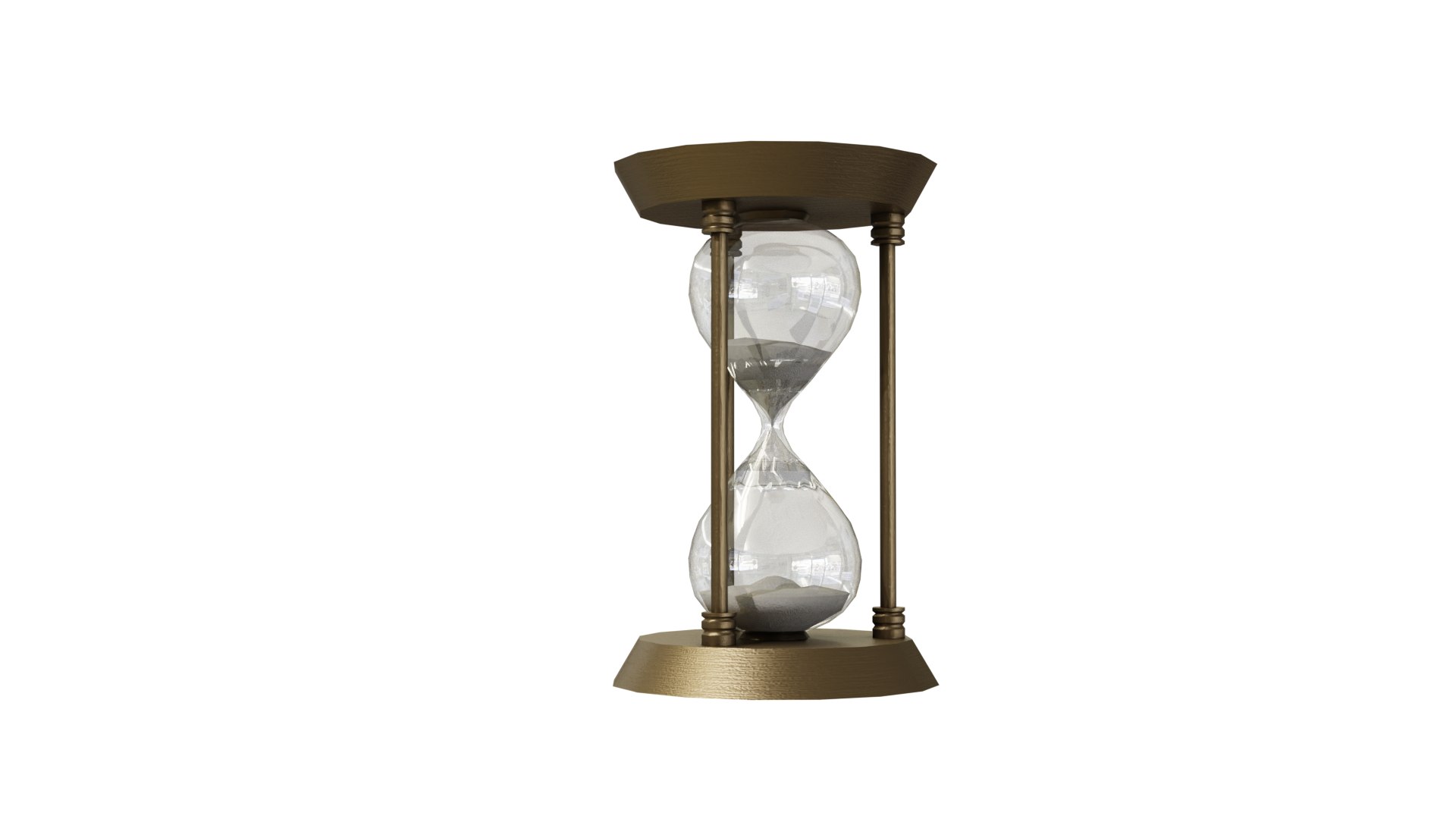 Hourglass 60mins Sand Timer 3D Model - TurboSquid 2249485