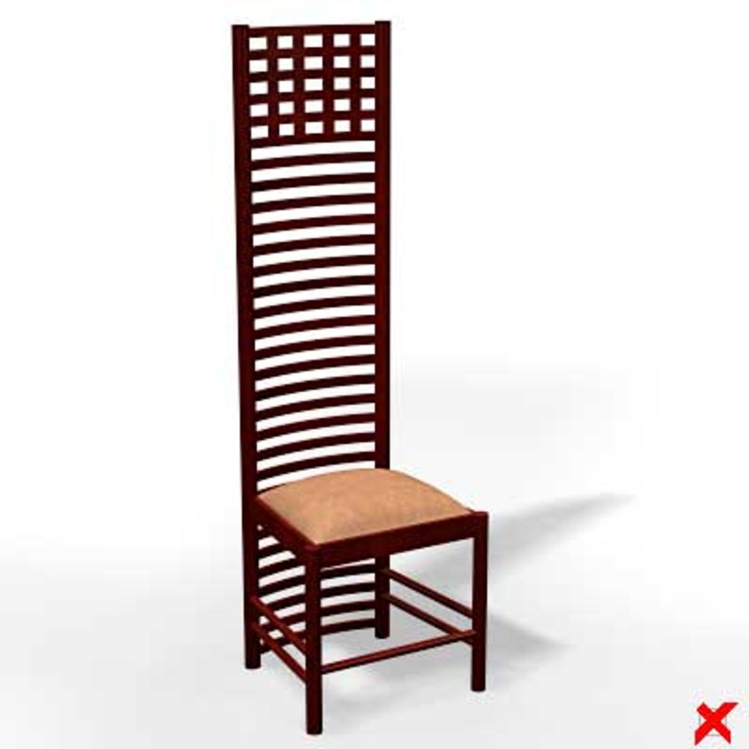 3d Model Of Chair Furniture