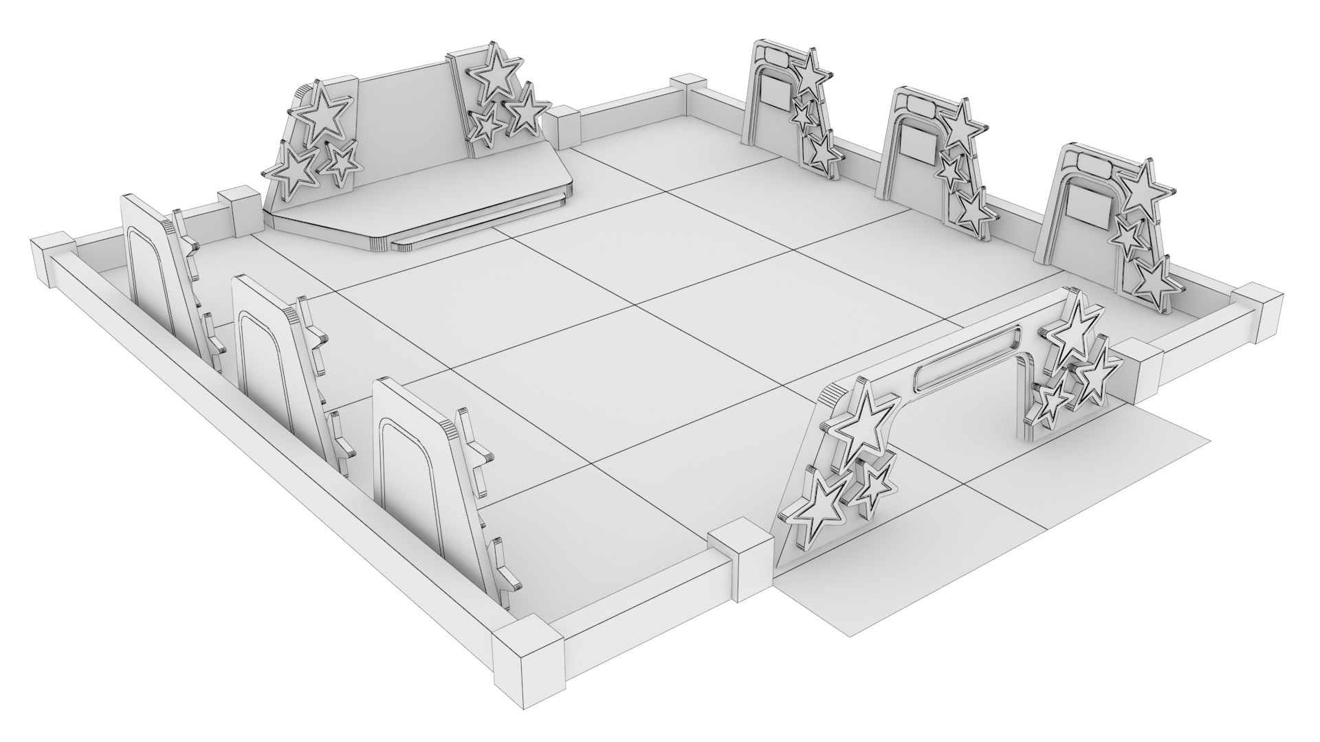 Layout Event Gate 3D - TurboSquid 1576183