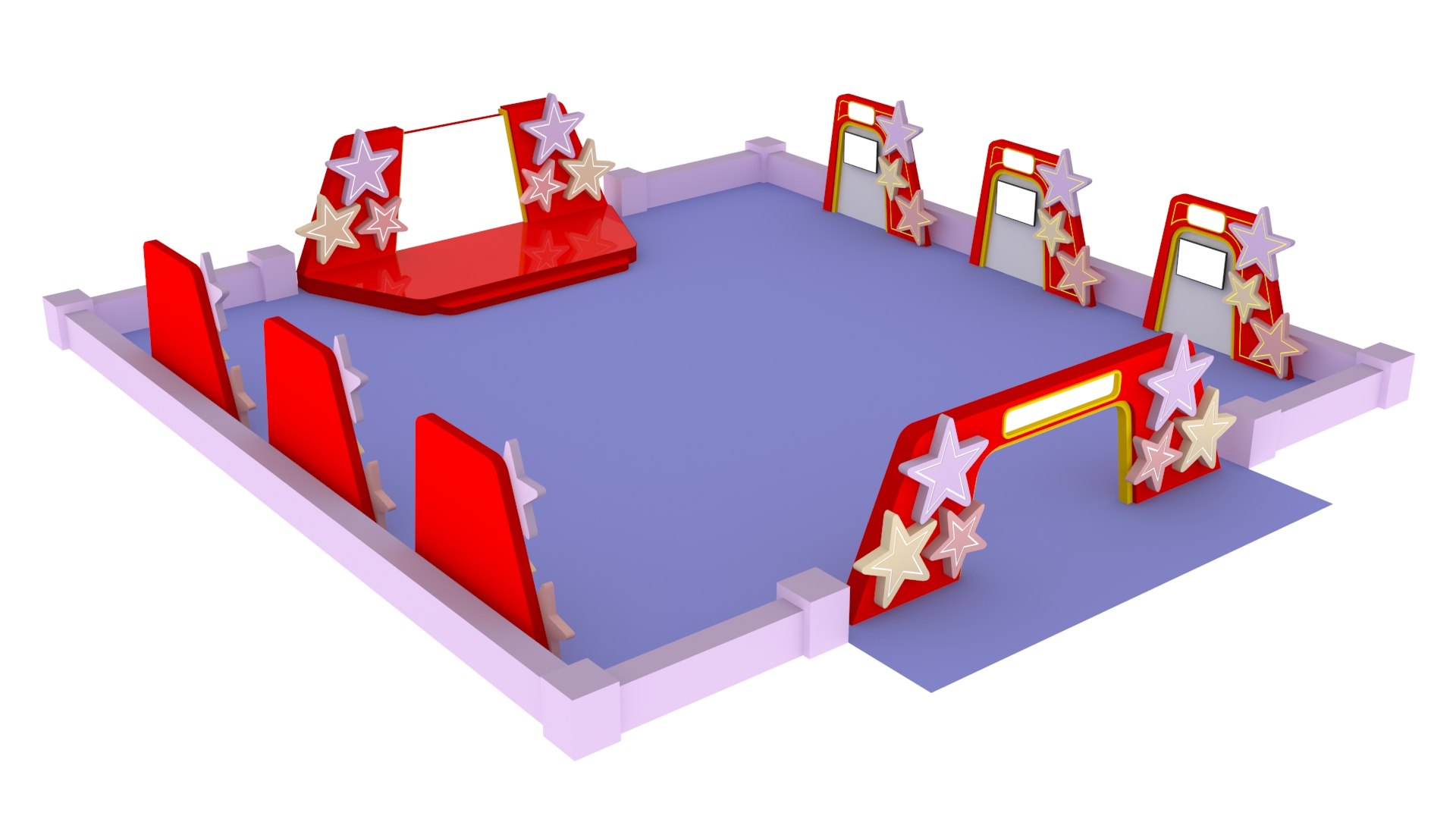Layout Event Gate 3D - TurboSquid 1576183