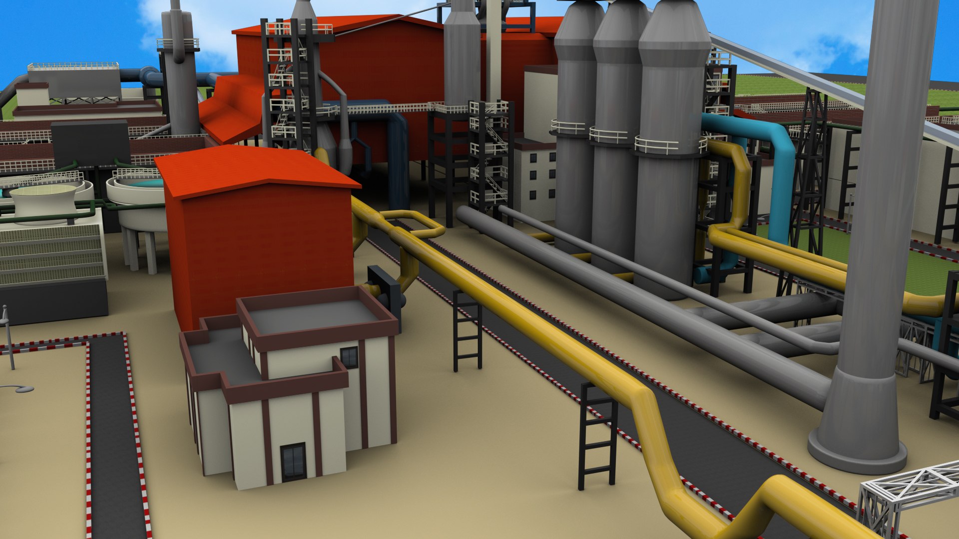 3D Blast Furnace - TurboSquid 1211761