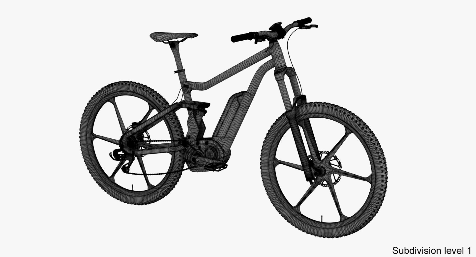 3D Electric Bike Model - TurboSquid 1262354