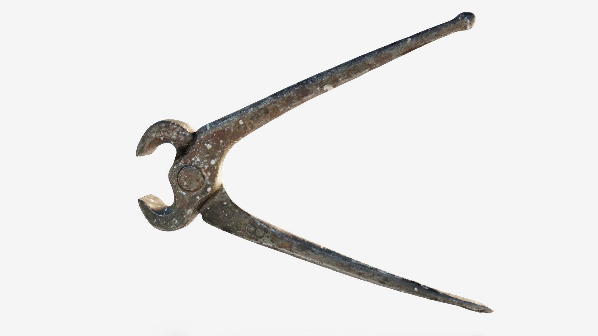 Scanned Blacksmith Metal Tongs 3D - TurboSquid 2356770
