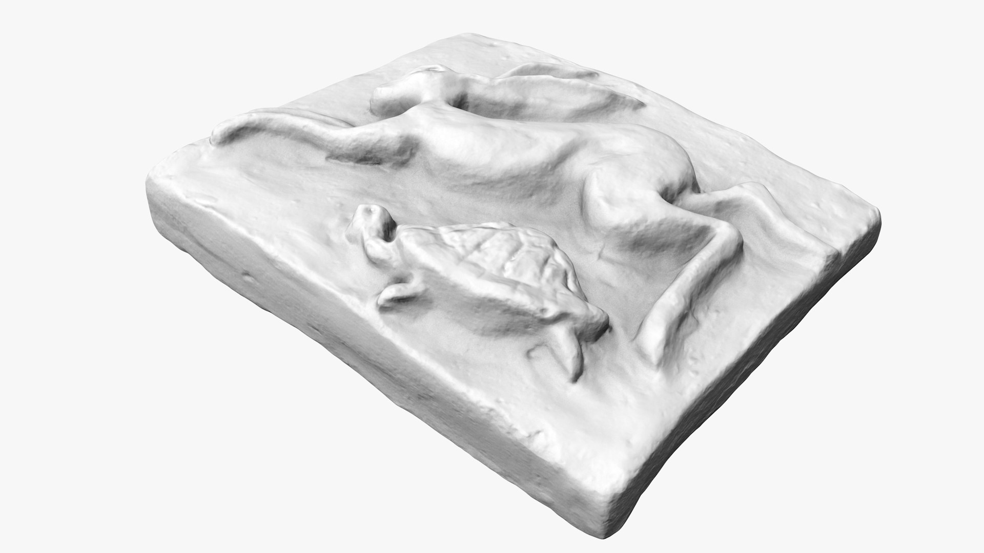 3D model hare relief rabbit - TurboSquid 1437664