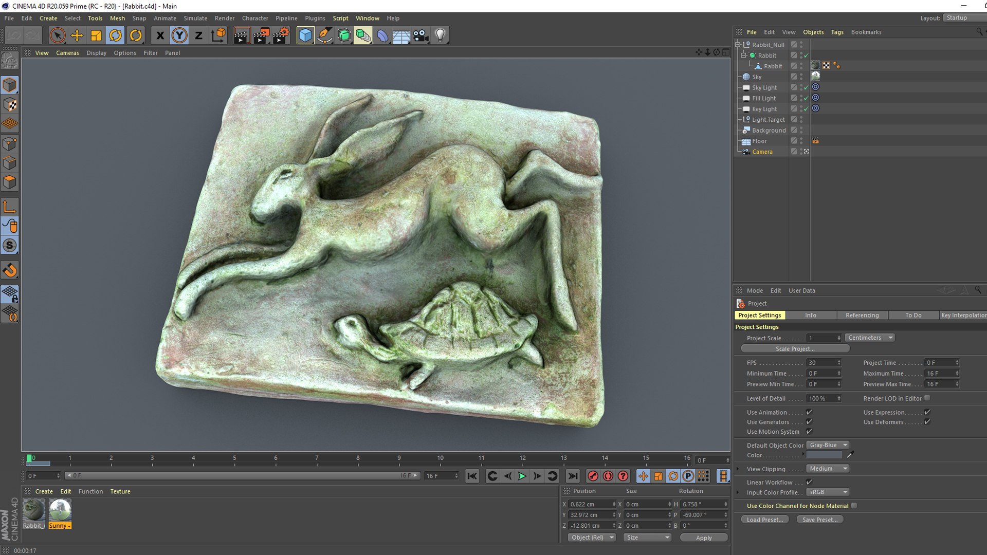 3D model hare relief rabbit - TurboSquid 1437664