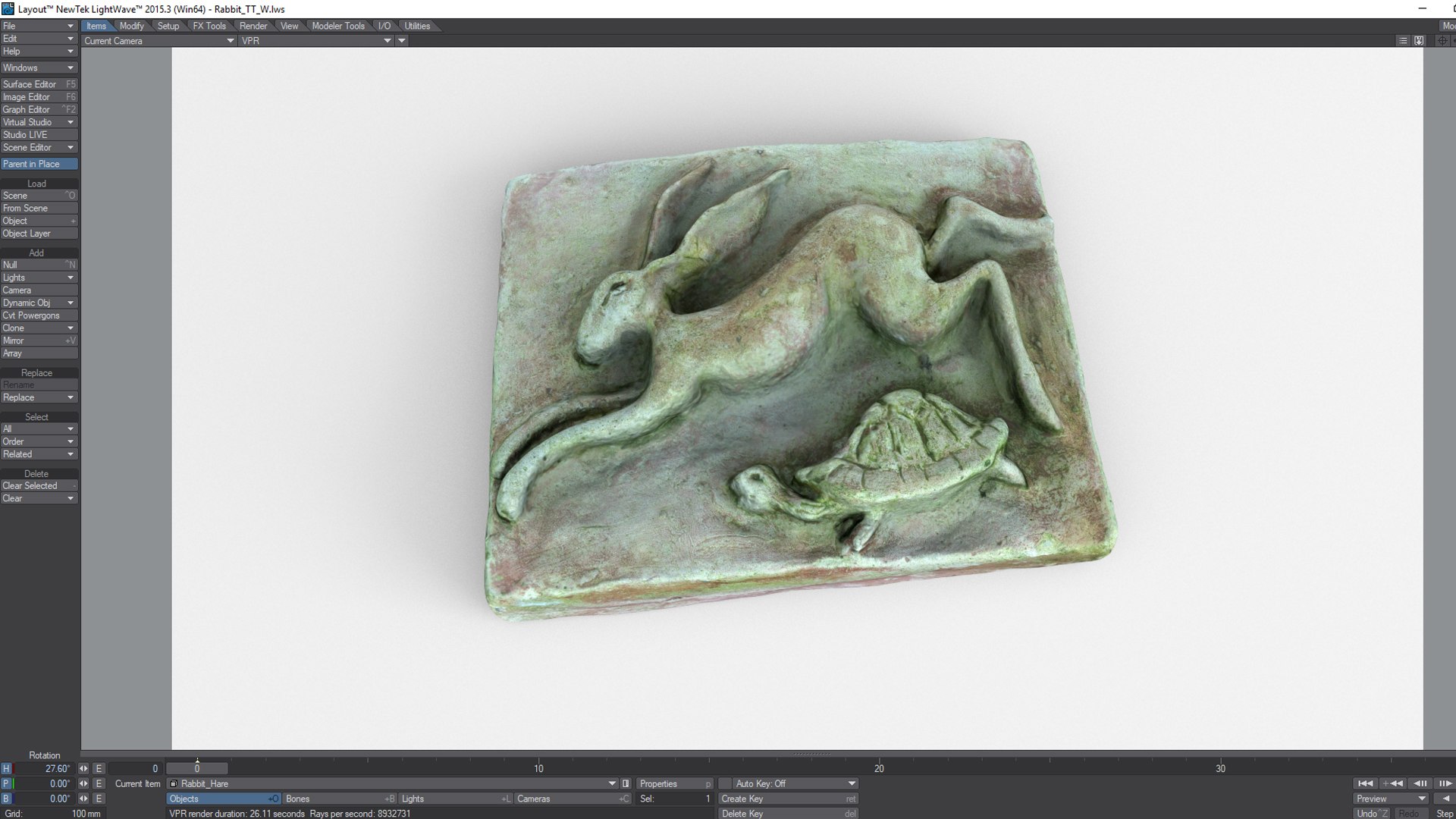 3D model hare relief rabbit - TurboSquid 1437664