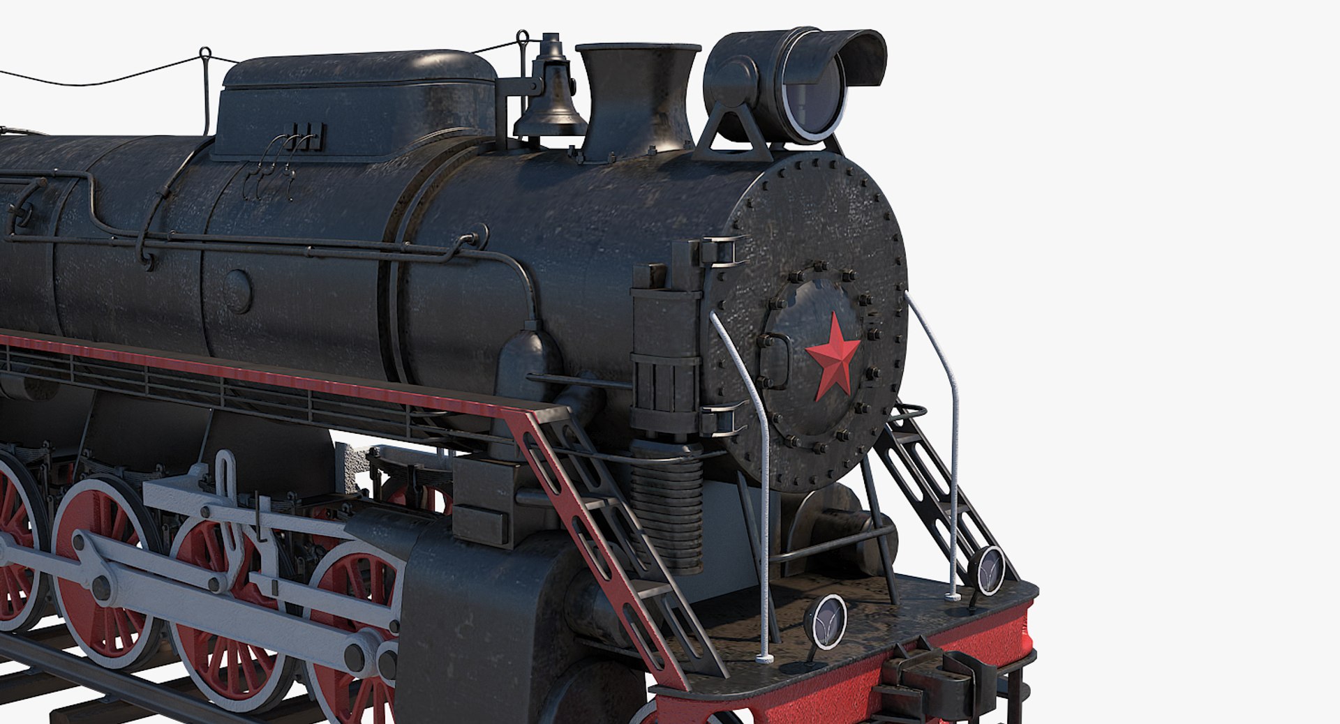 3D Steam Locomotive Fd-20 - TurboSquid 1201497