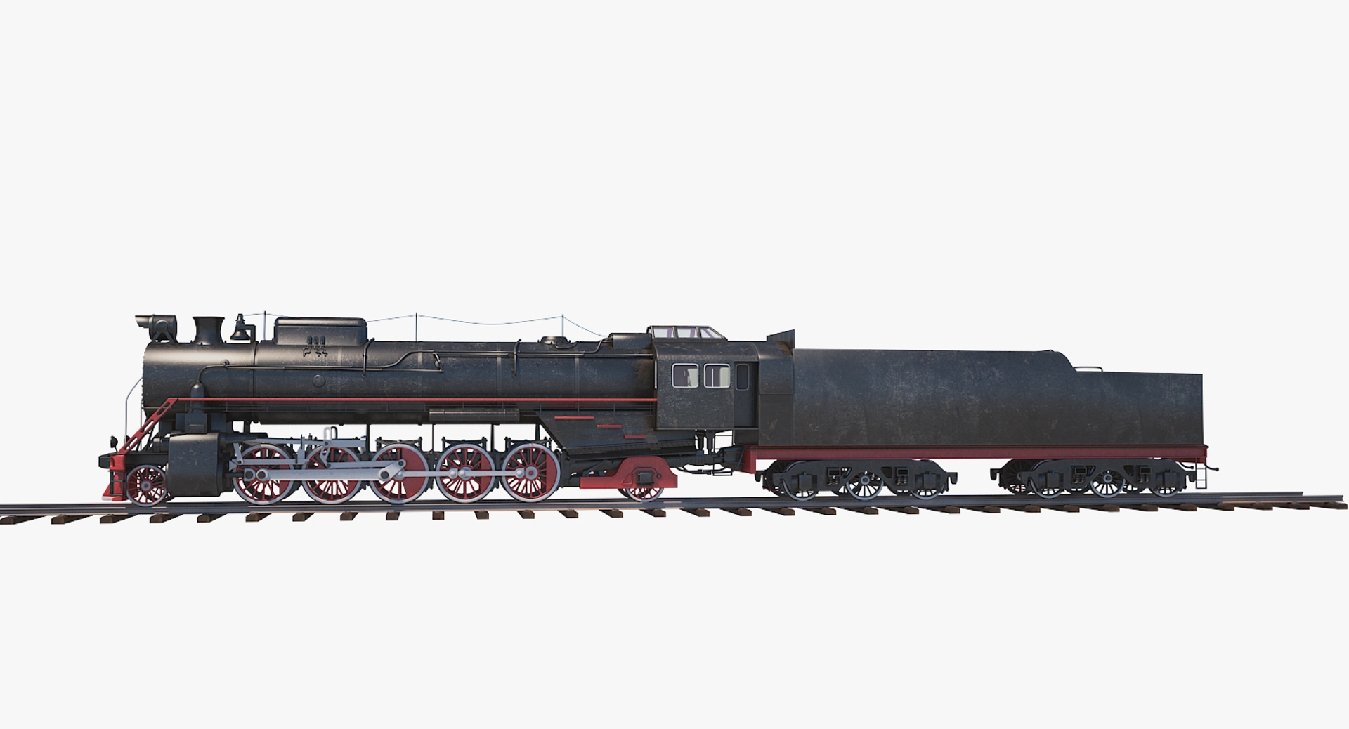 3D Steam Locomotive Fd-20 - TurboSquid 1201497
