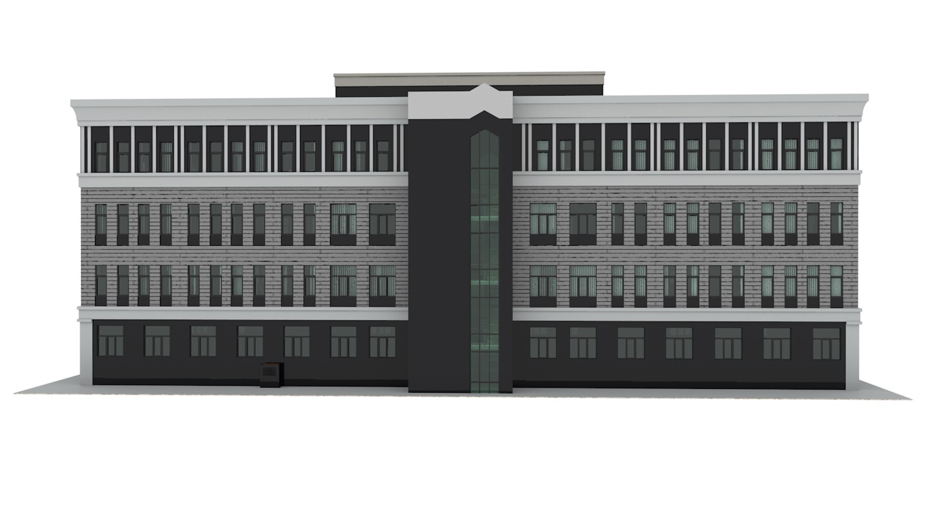Court House 3D Model - TurboSquid 1236403