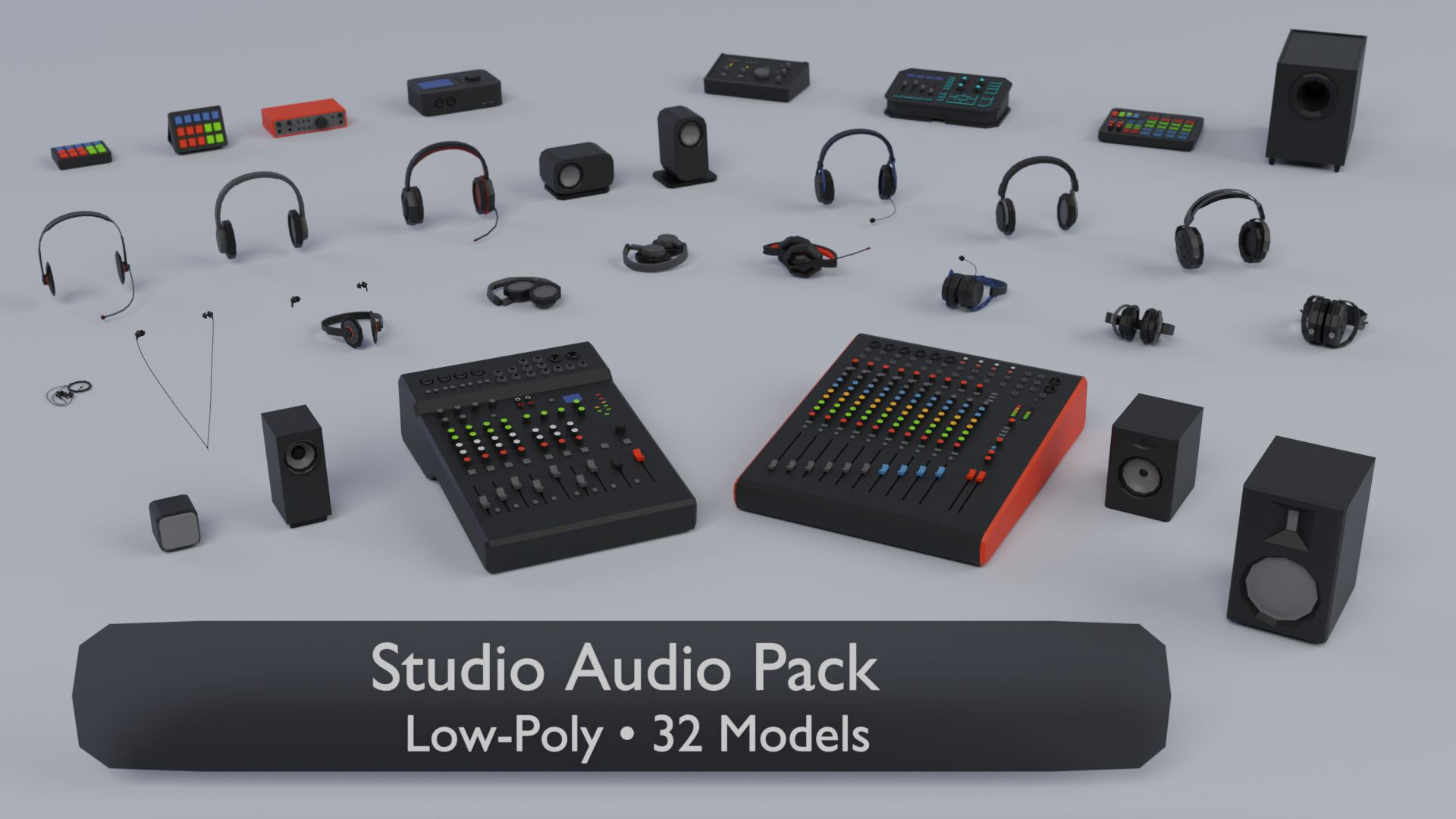 Studio-Audiopaket 3D-Modell - TurboSquid 2516909
