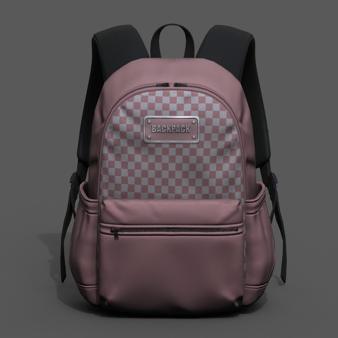 3D Fashion Bag Backpack Model - TurboSquid 1574648