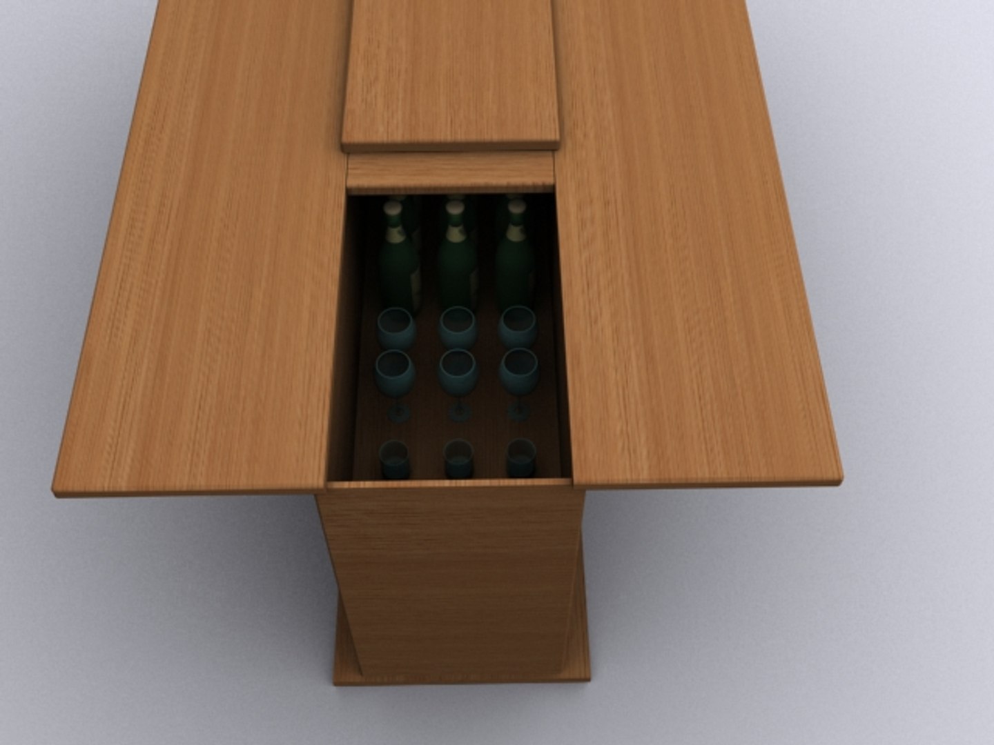 Free Kitchen Table 3d Model