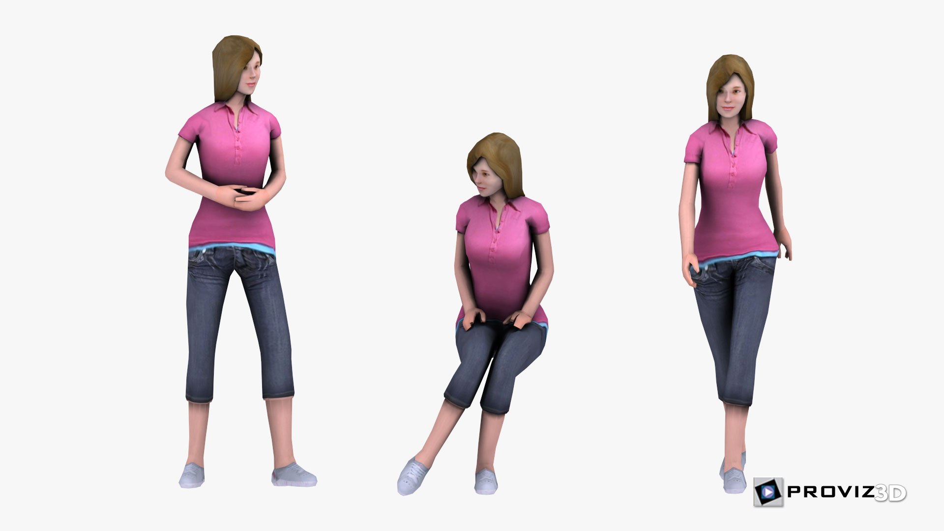 3D People 30 Still 3D Student Vol 01 3D Model - TurboSquid 1907899