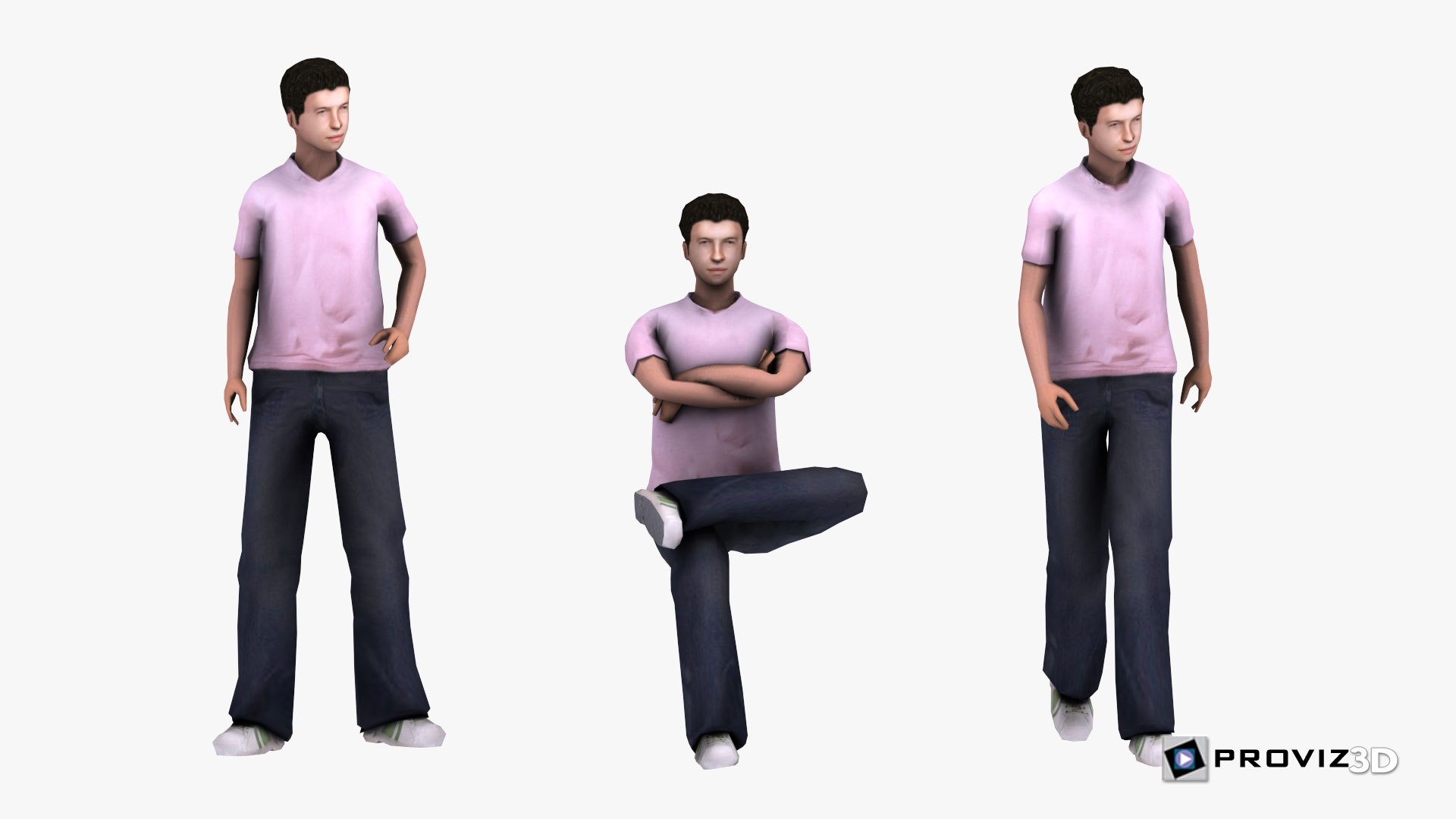 3D People 30 Still 3D Student Vol 01 3D Model - TurboSquid 1907899