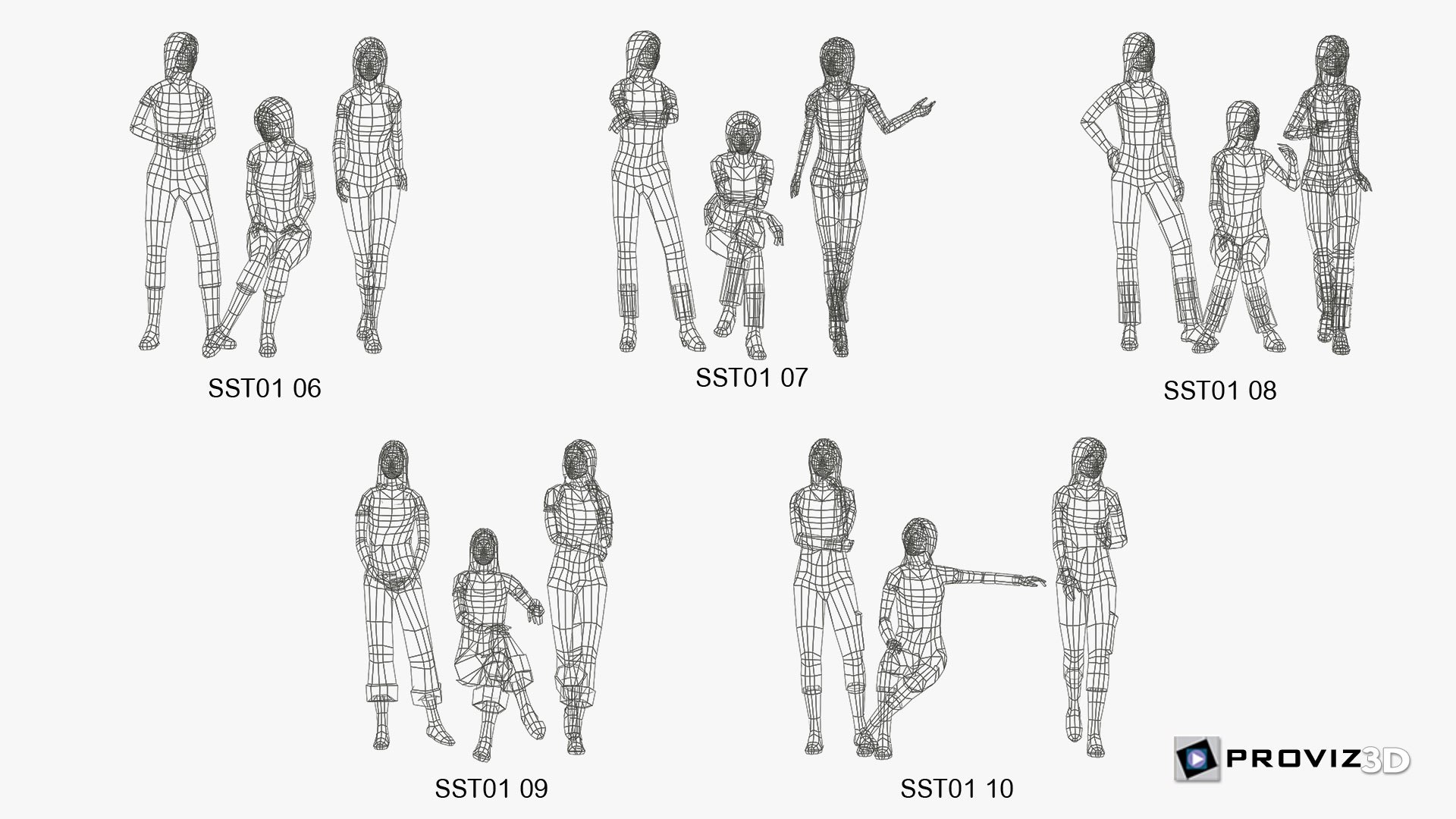 3D People 30 Still 3D Student Vol 01 3D Model - TurboSquid 1907899