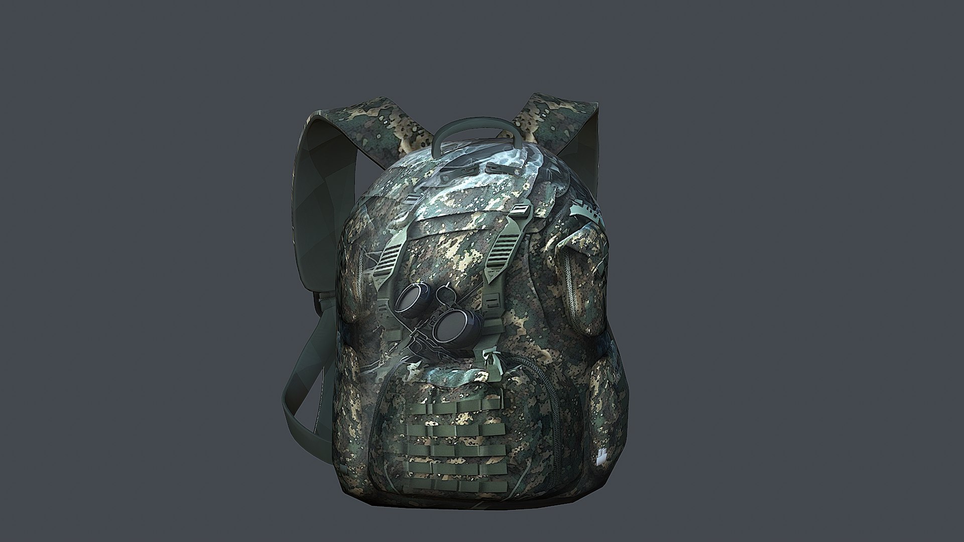 3D Backpack Camping Bag Baggage - TurboSquid 2040666