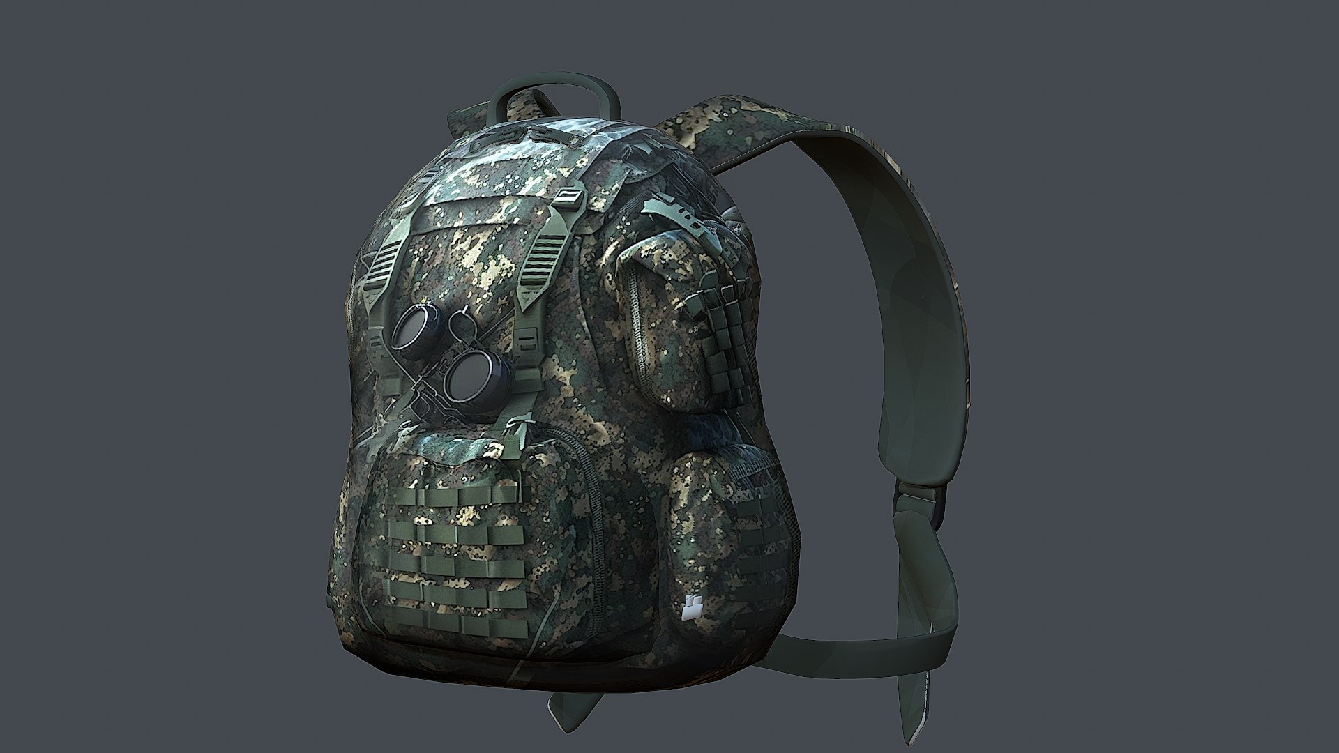 3D Backpack Camping Bag Baggage - TurboSquid 2040666