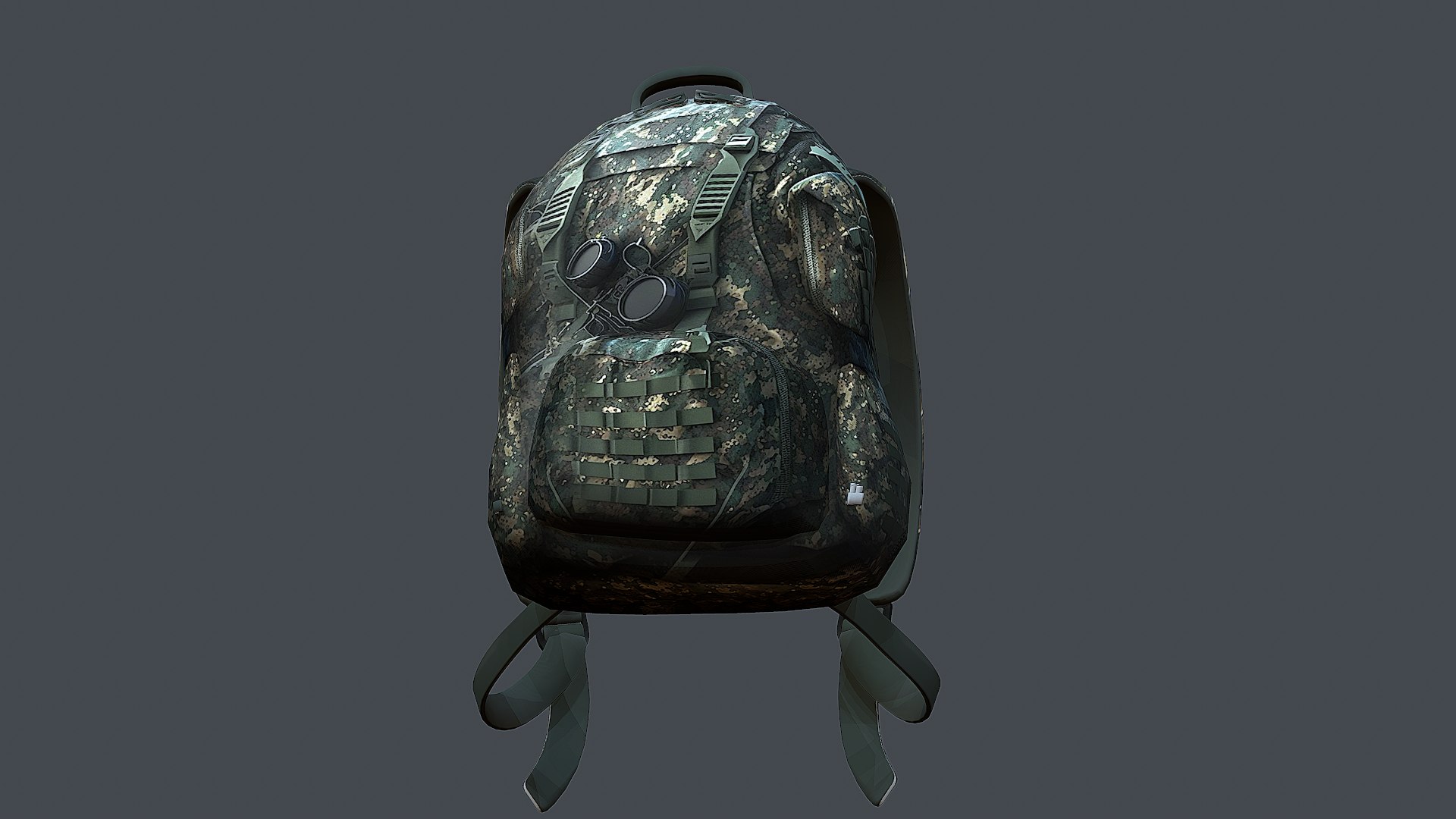 3D Backpack Camping Bag Baggage - TurboSquid 2040666