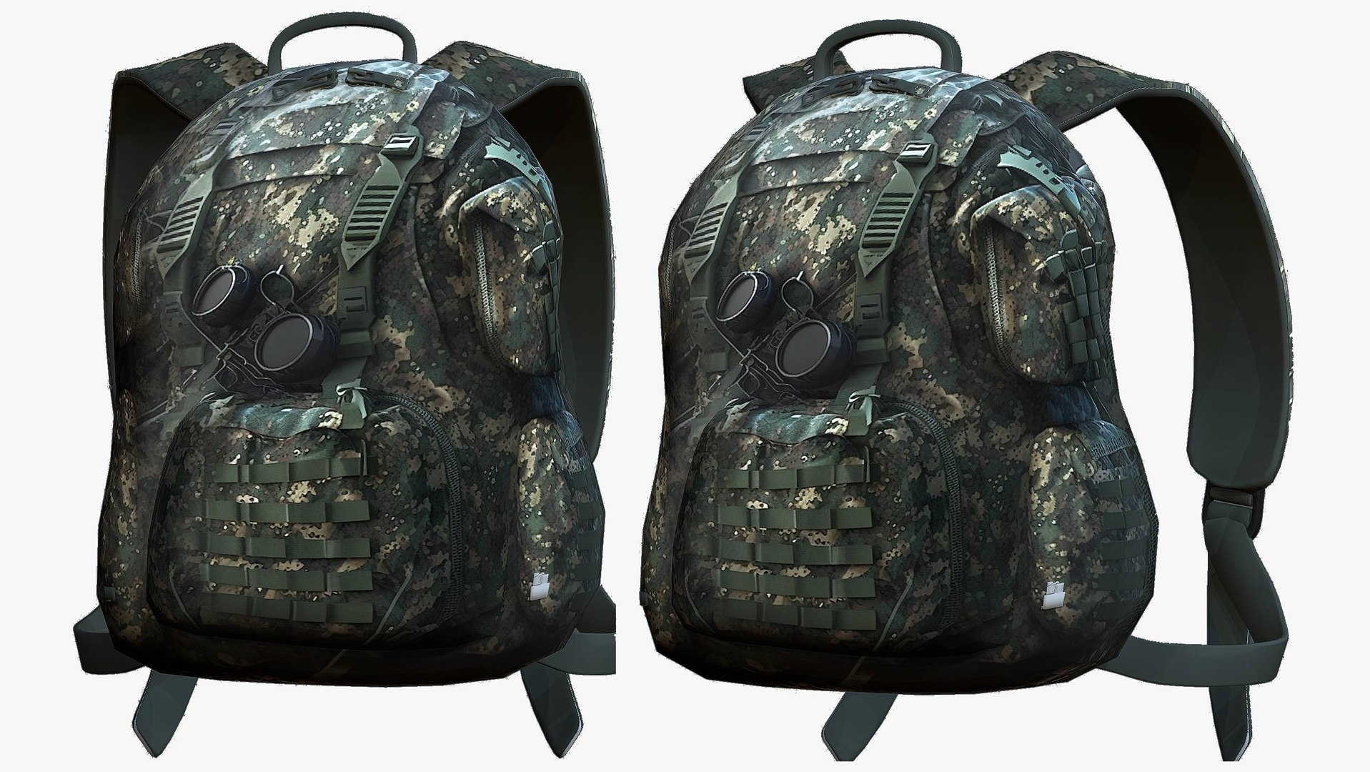 3D Backpack Camping Bag Baggage - TurboSquid 2040666