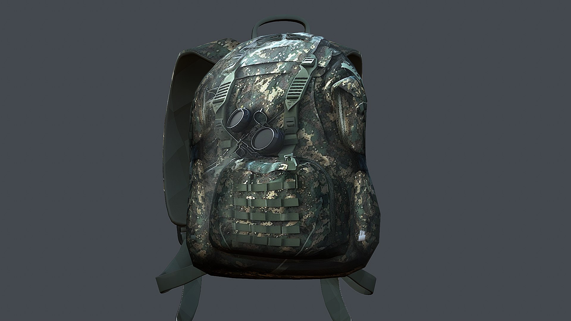 3D Backpack Camping Bag Baggage - TurboSquid 2040666