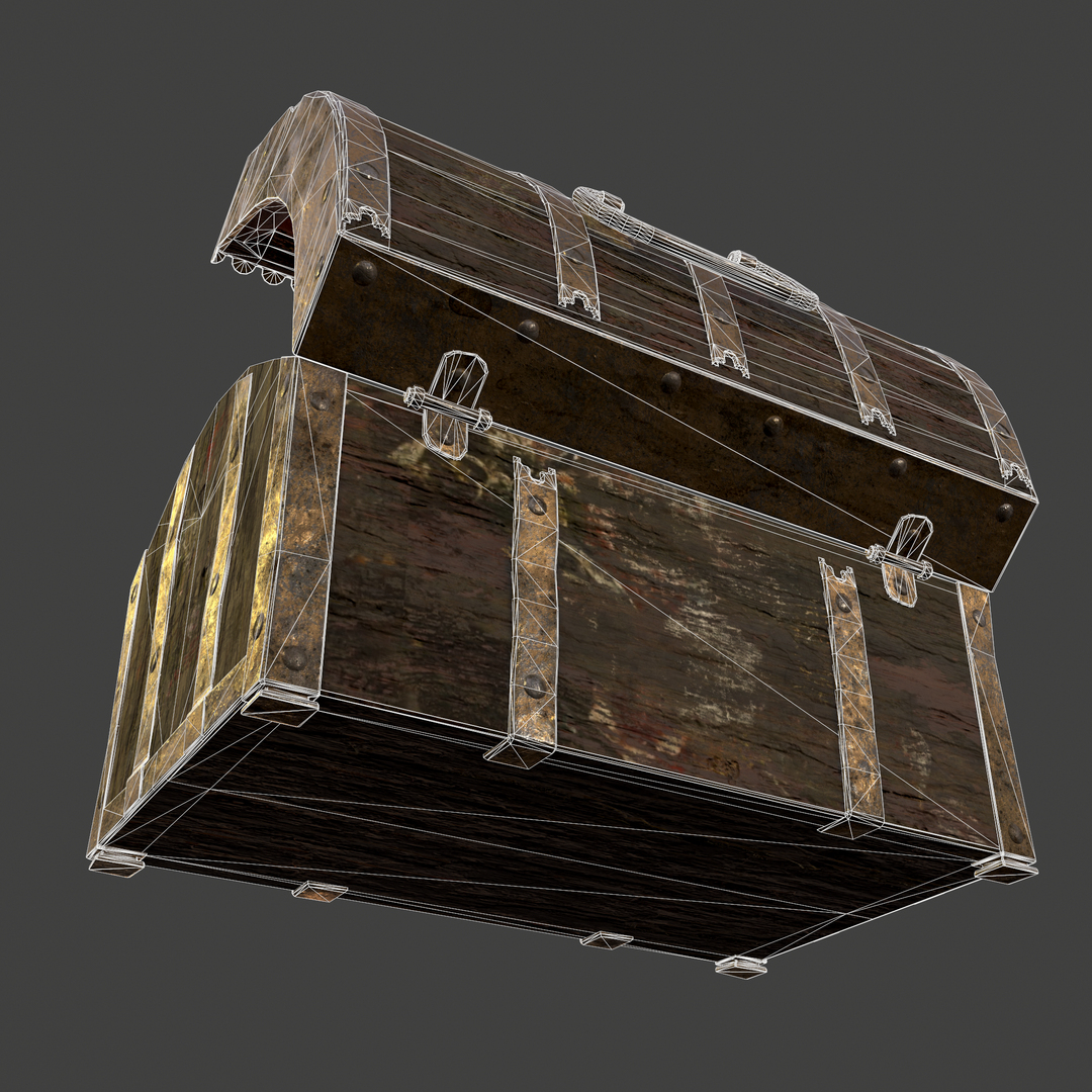 Medieval Box 3D - TurboSquid 1777066
