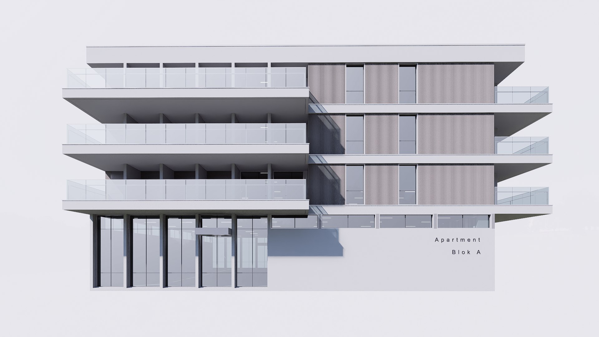 Apartment Building Realistic 3D Model - TurboSquid 2340737