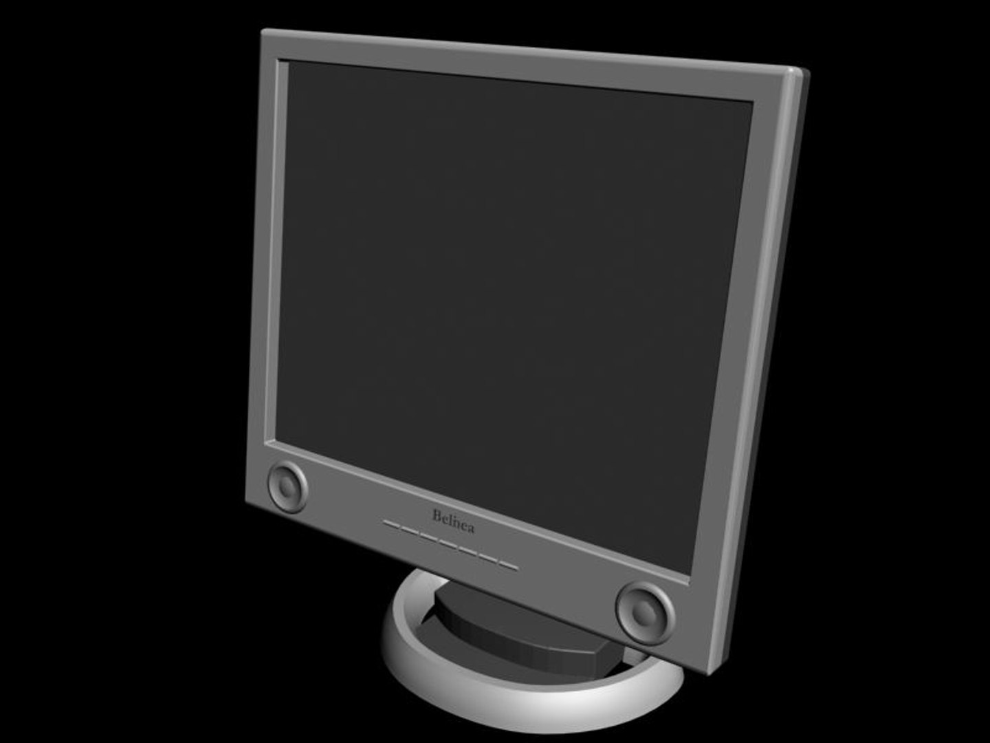 3d Model Flatscreen Monitor