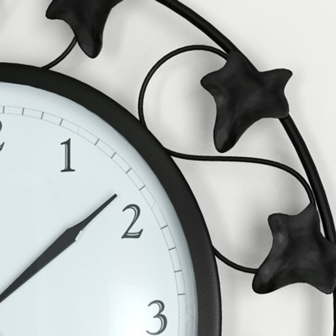 Wall Clock Scale - 3d Max